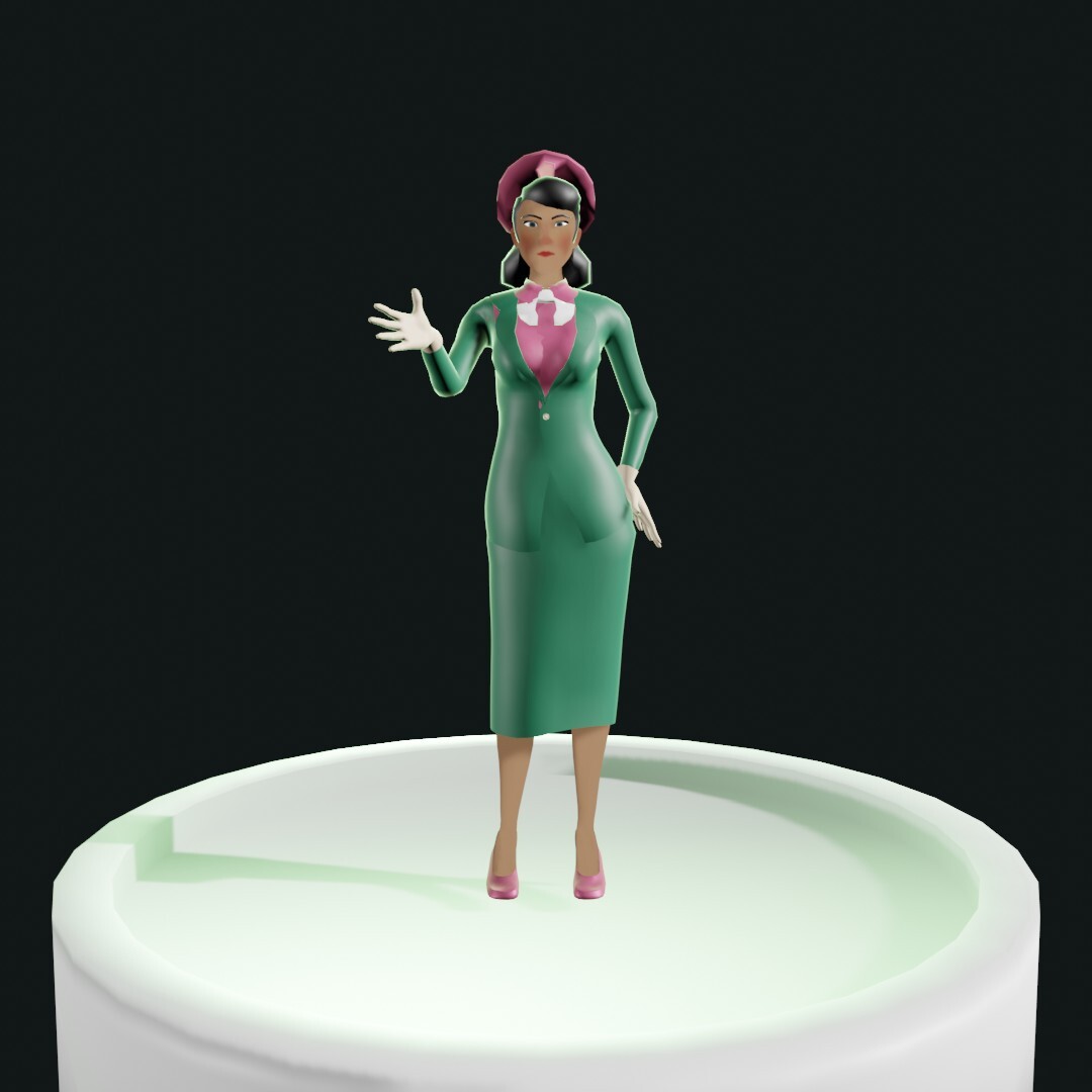 ArtStation - 3D Character - La Dama