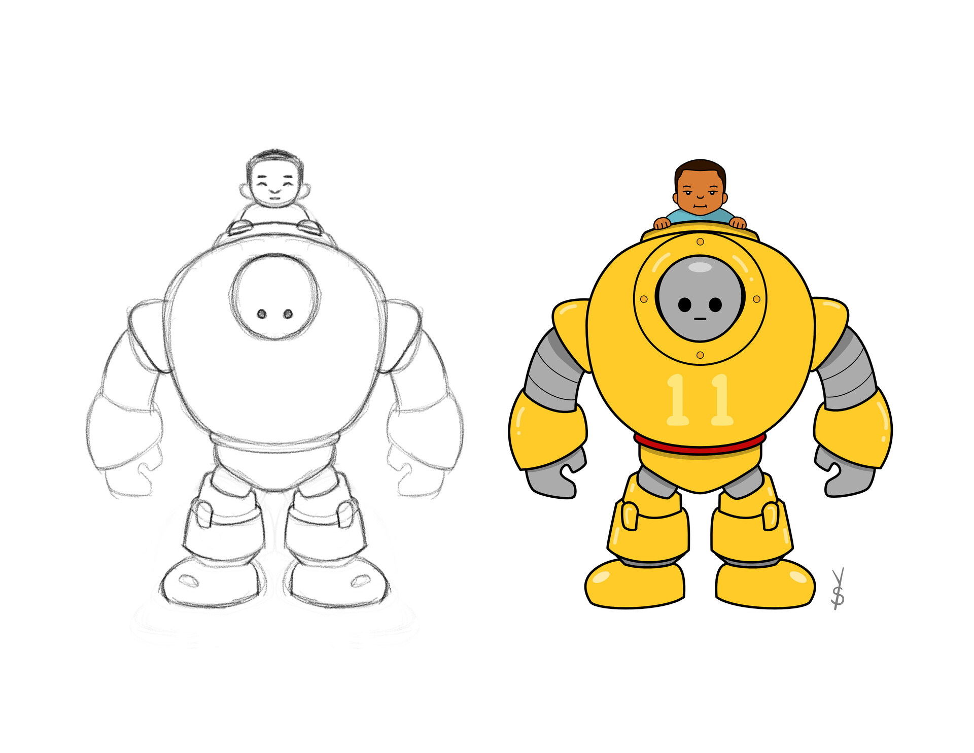 ArtStation - Kid Robot Character Design 2