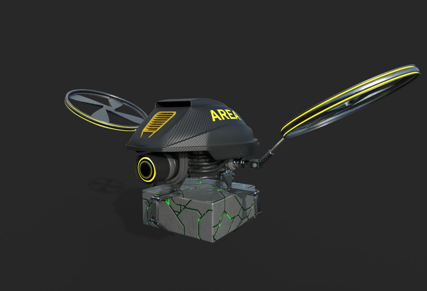 ArtStation - Cyber Drone