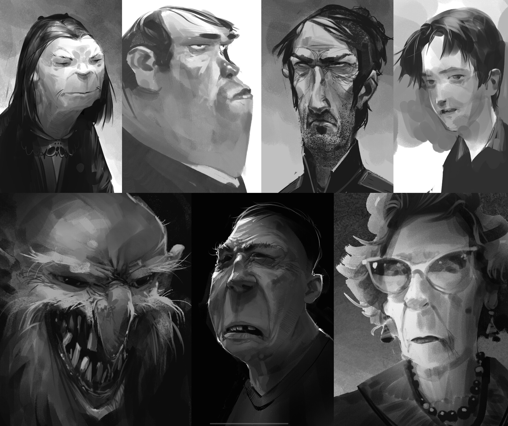 Nikolai Lockertsen - Bunch of Char-sketches