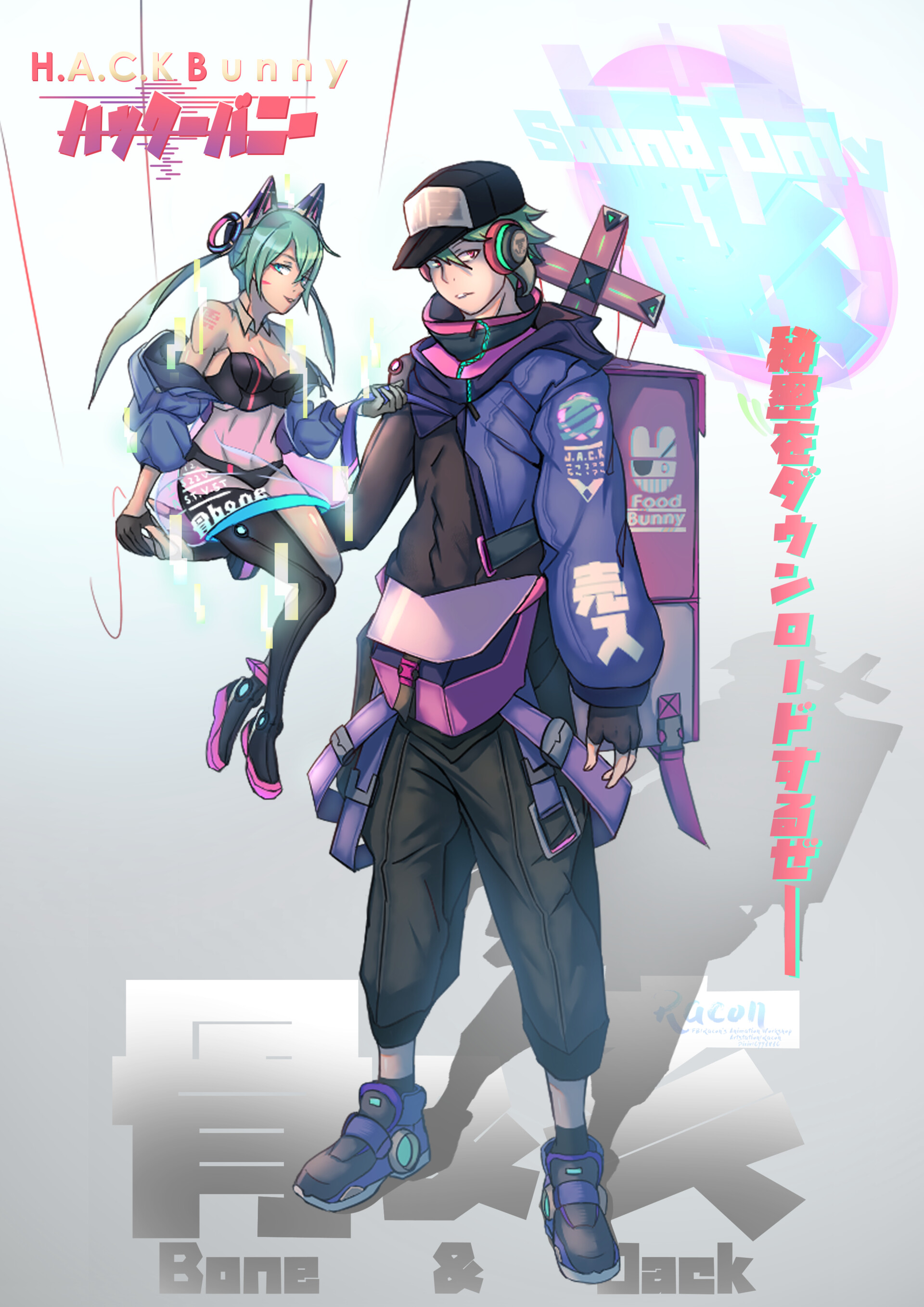 ArtStation - Cyber hack Bone & Jack