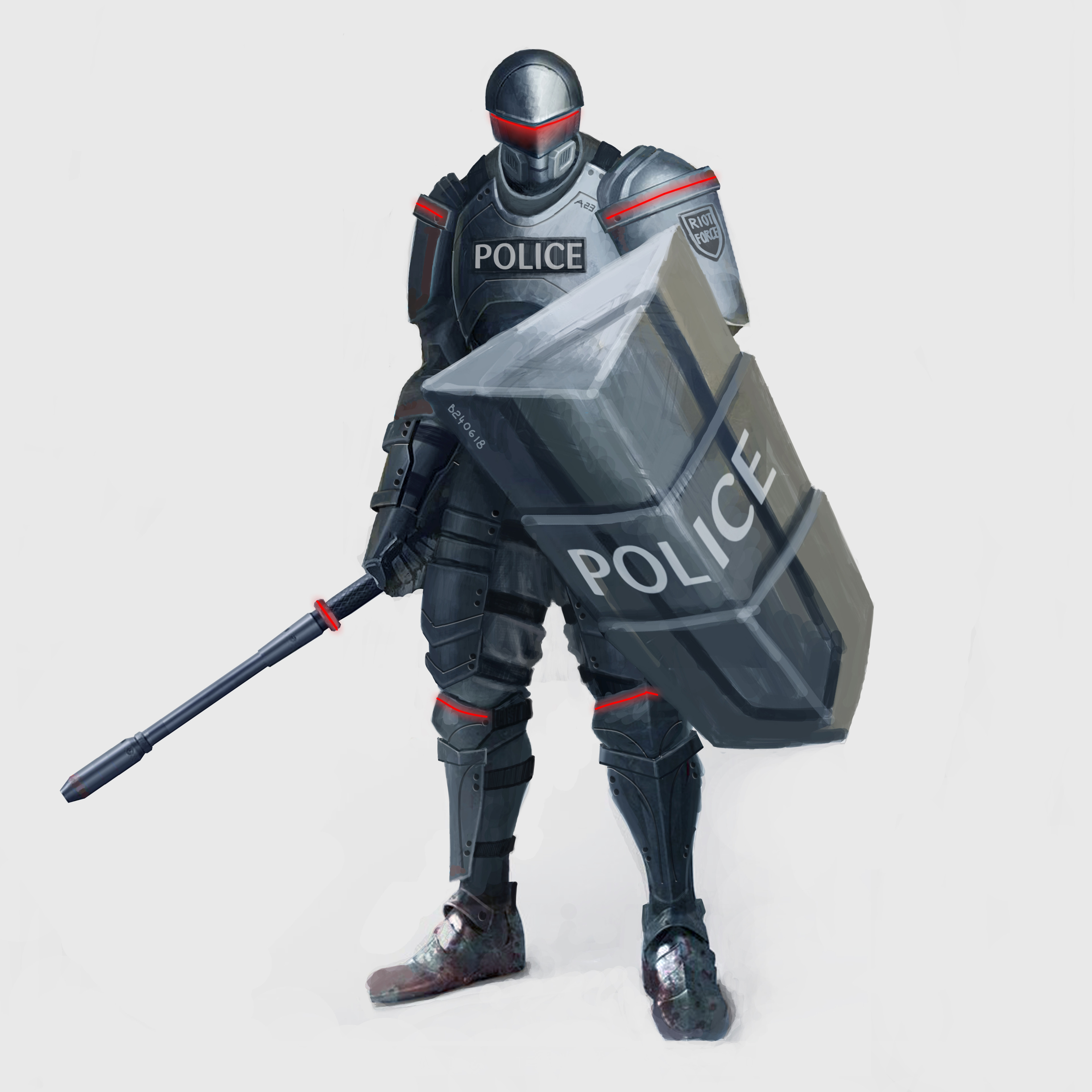Trung Duy Nguyen - Medieval Police Force - Fantasy character 2D concept