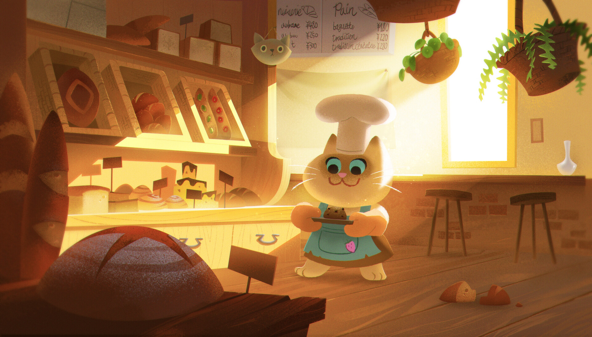 ArtStation - Cat bakery