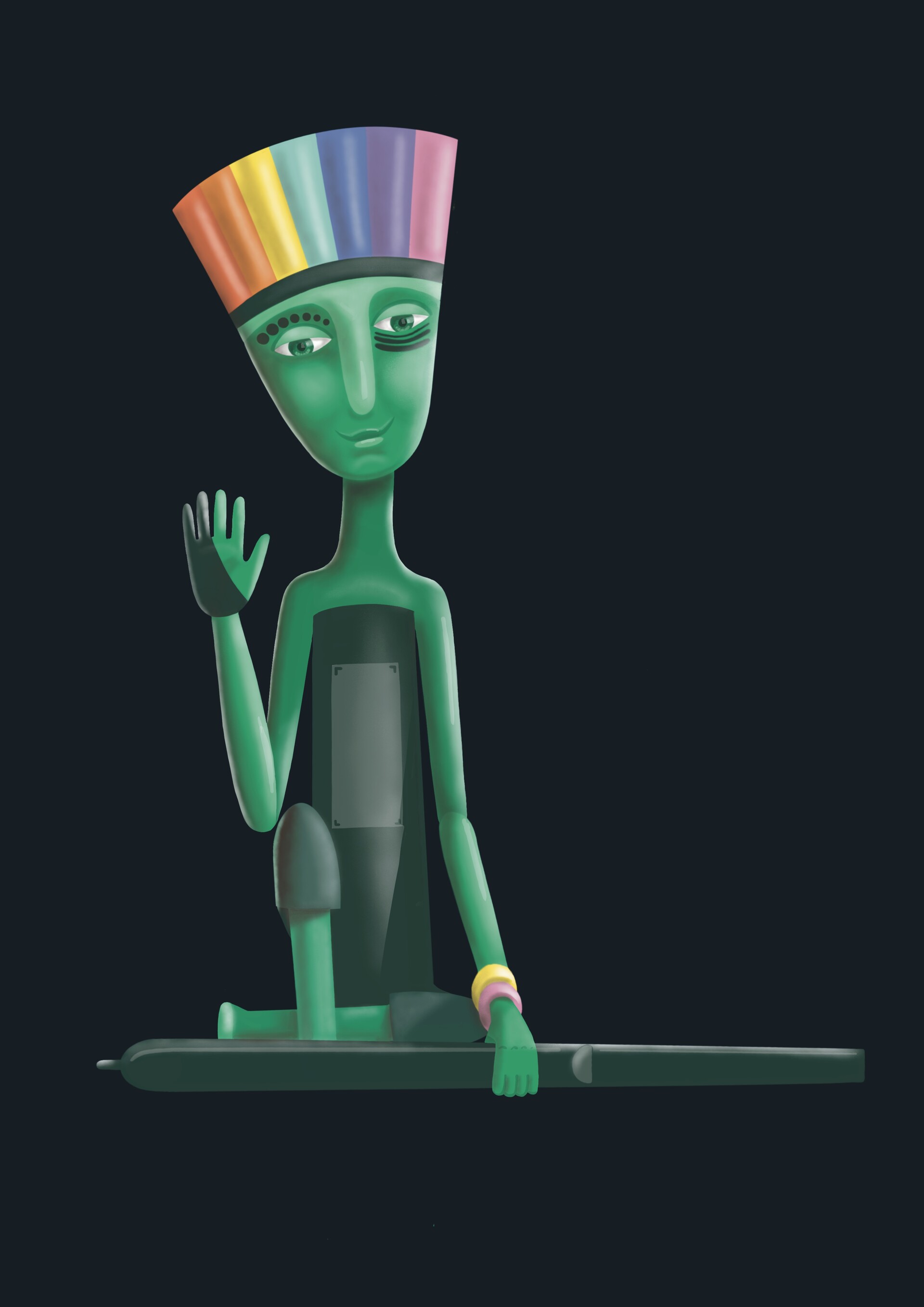 ArtStation - Digital artist mascot