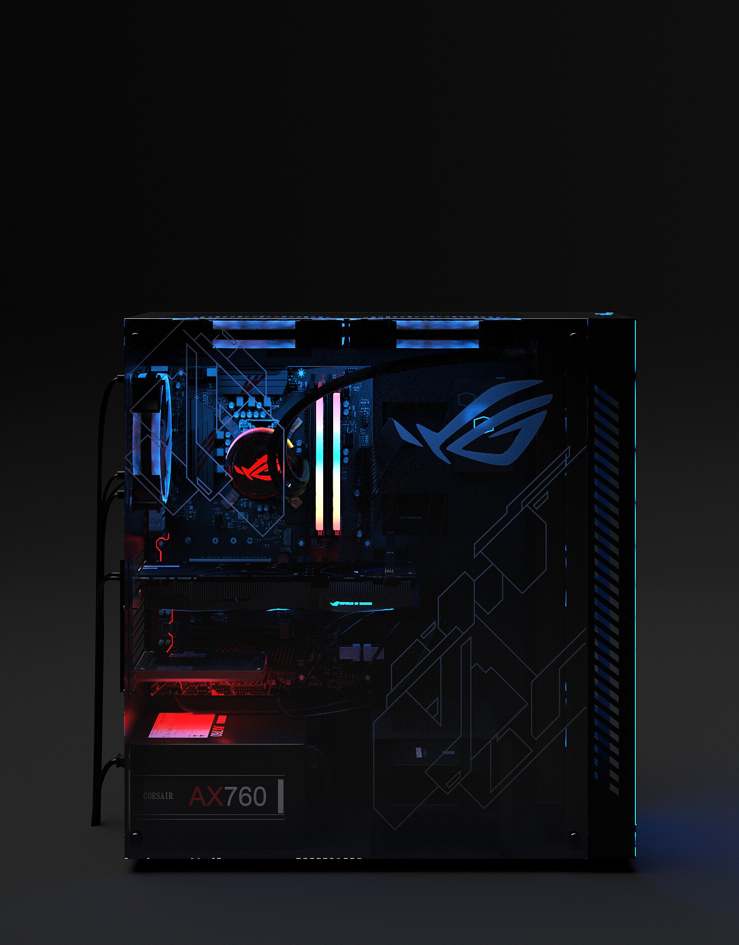 ArtStation - PC deepcool case