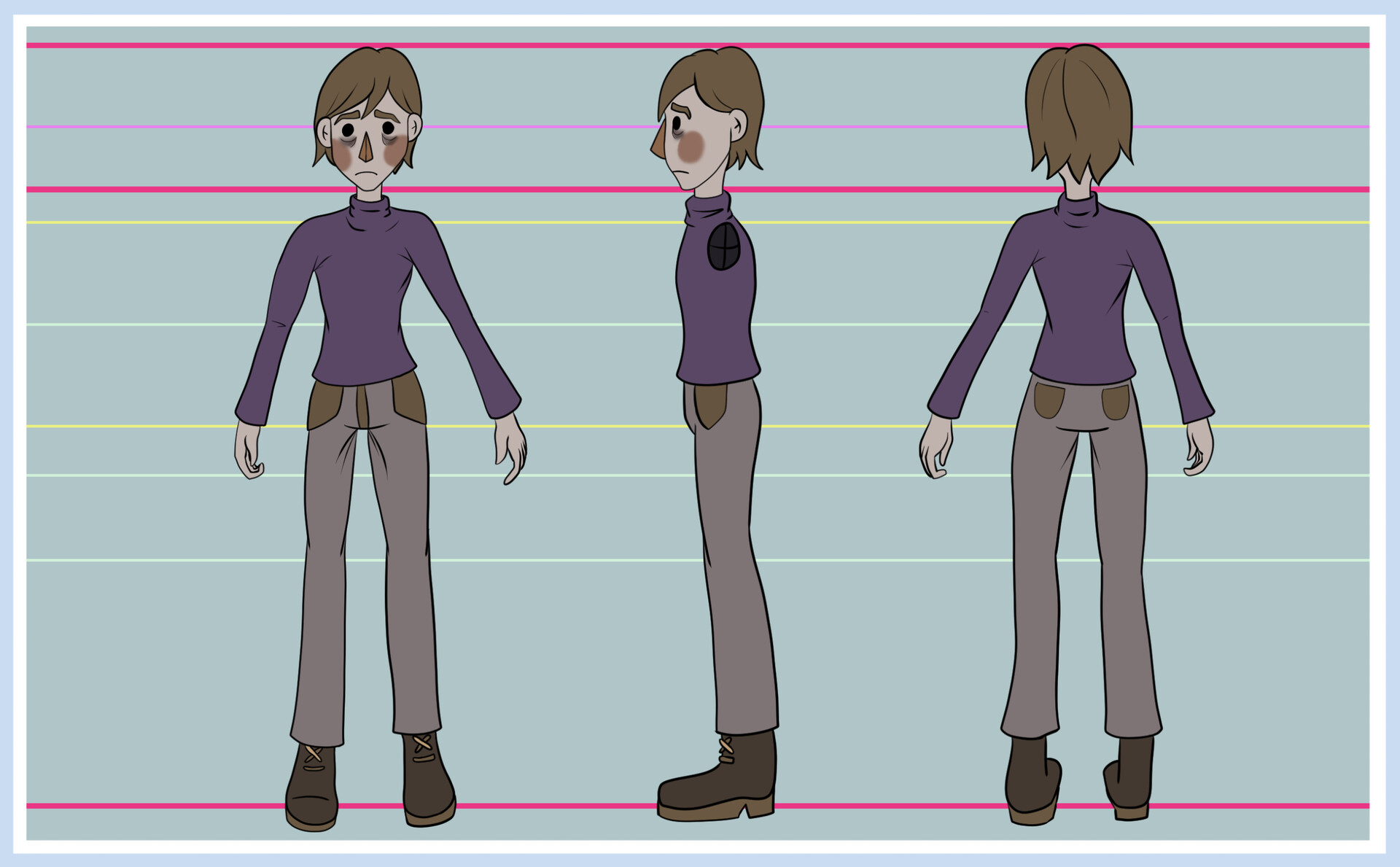 ArtStation - Character Model Sheet