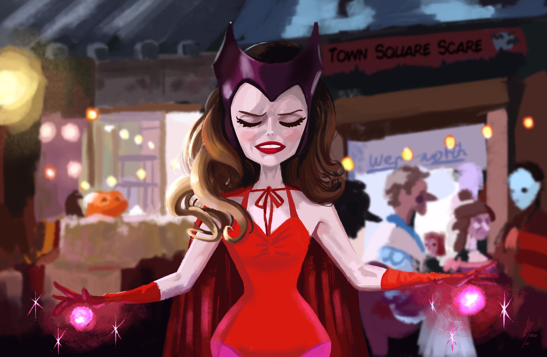 ArtStation - Wanda Maximoff