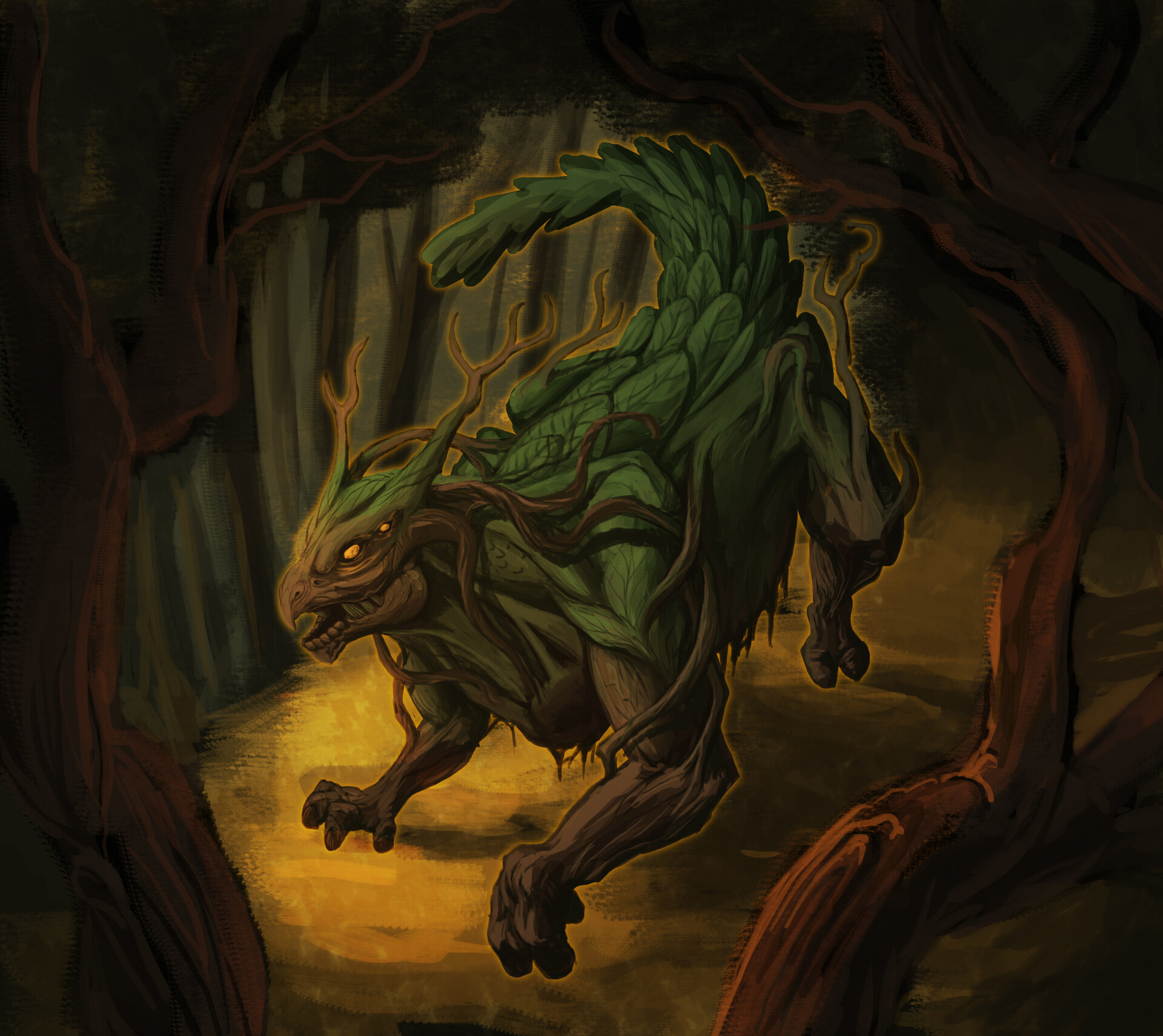 ArtStation - forest beast