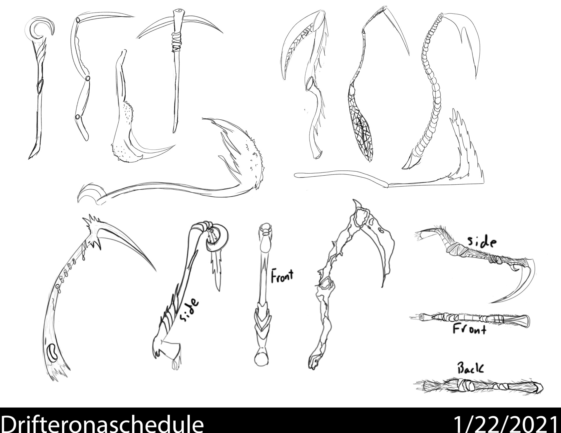 how to draw ice axe