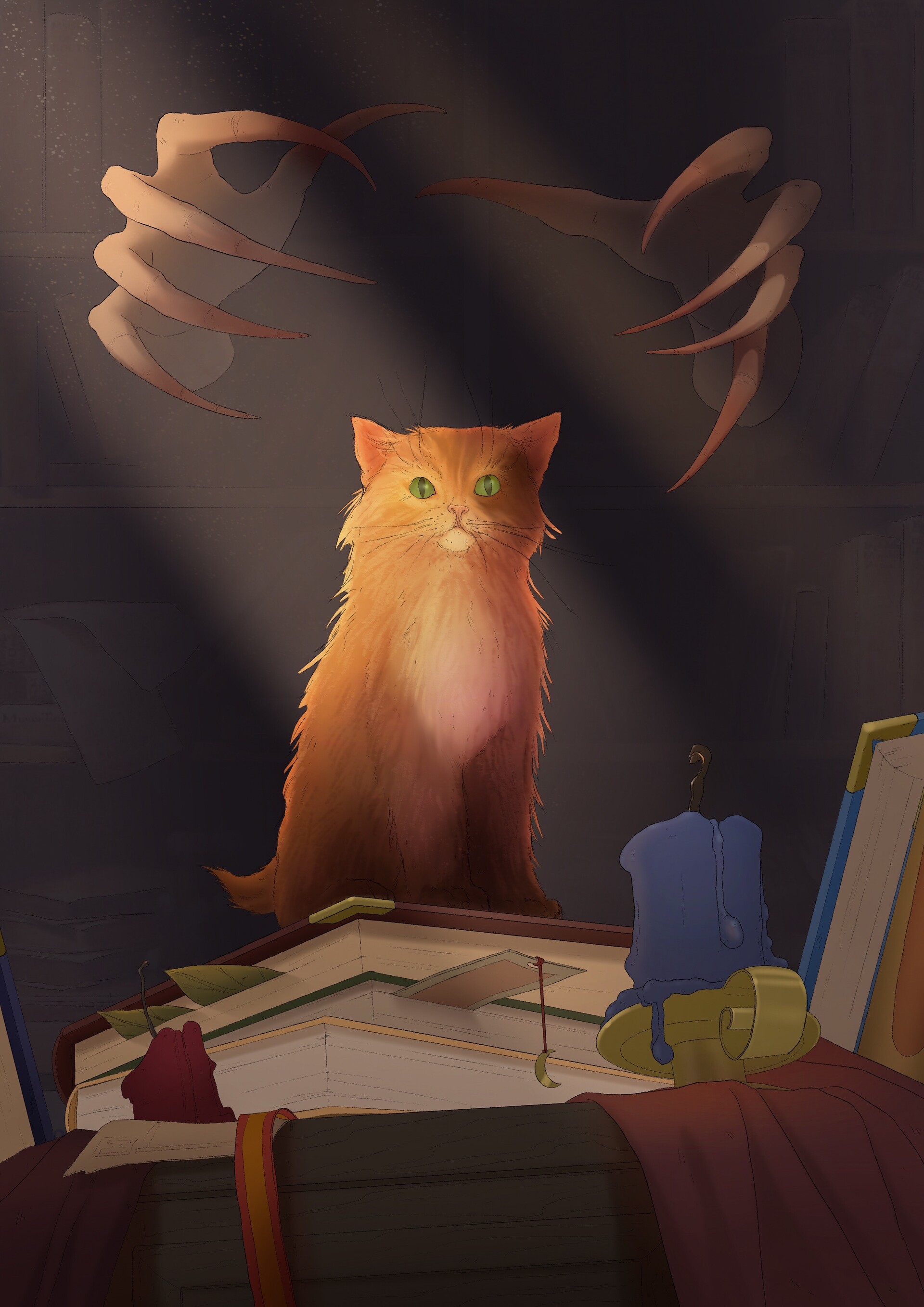 ArtStation - Wizard’s_cat