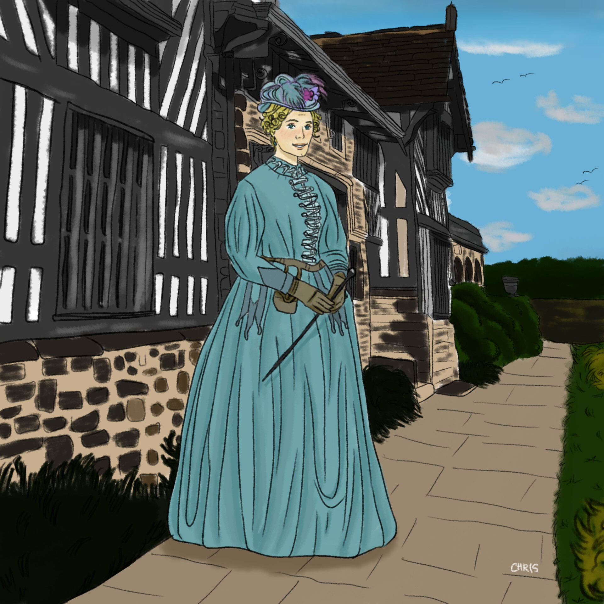 ArtStation - Ann Walker (riding clothing)