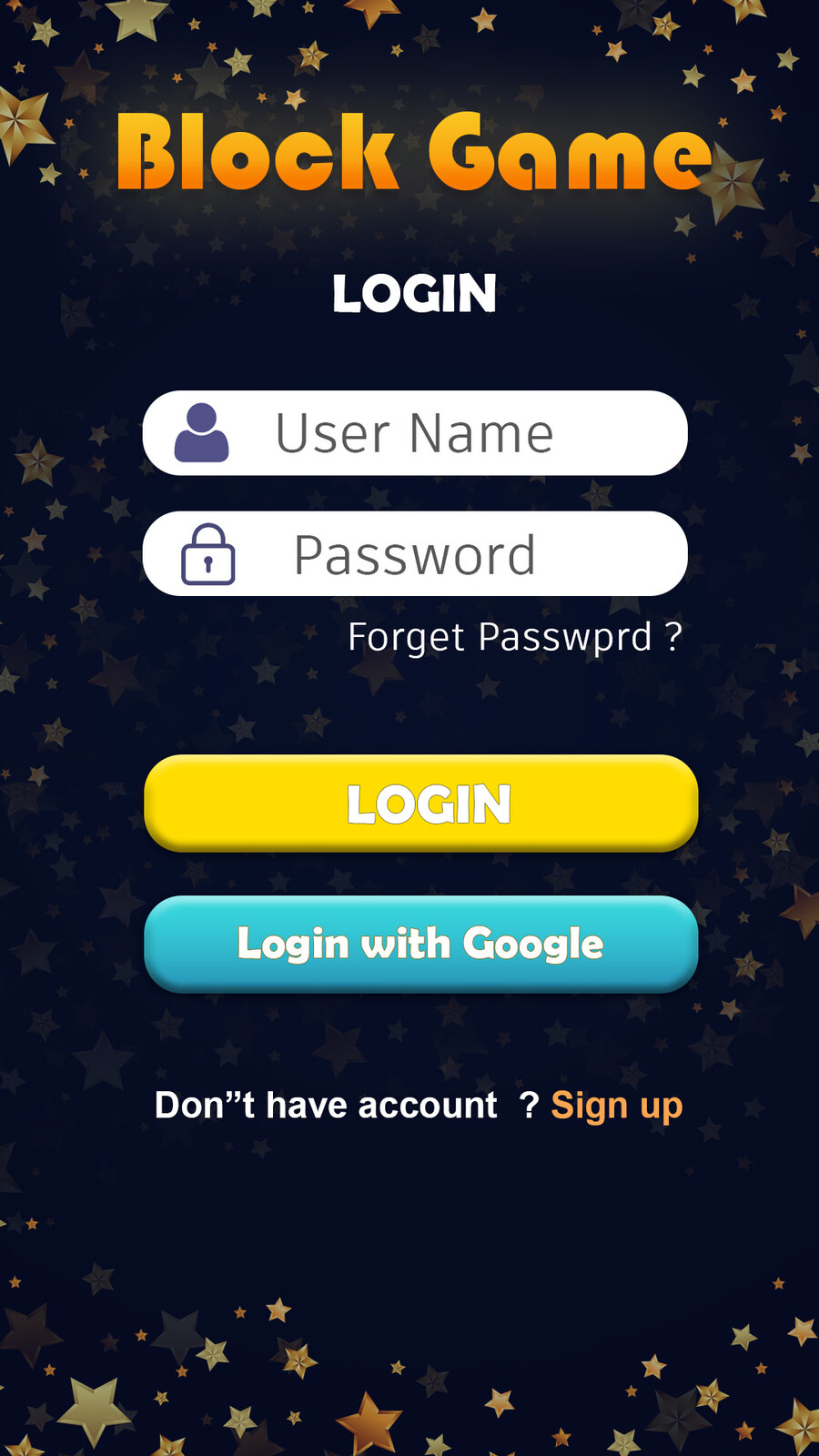Pranab Sarma - Block Puzzle Game UI Design