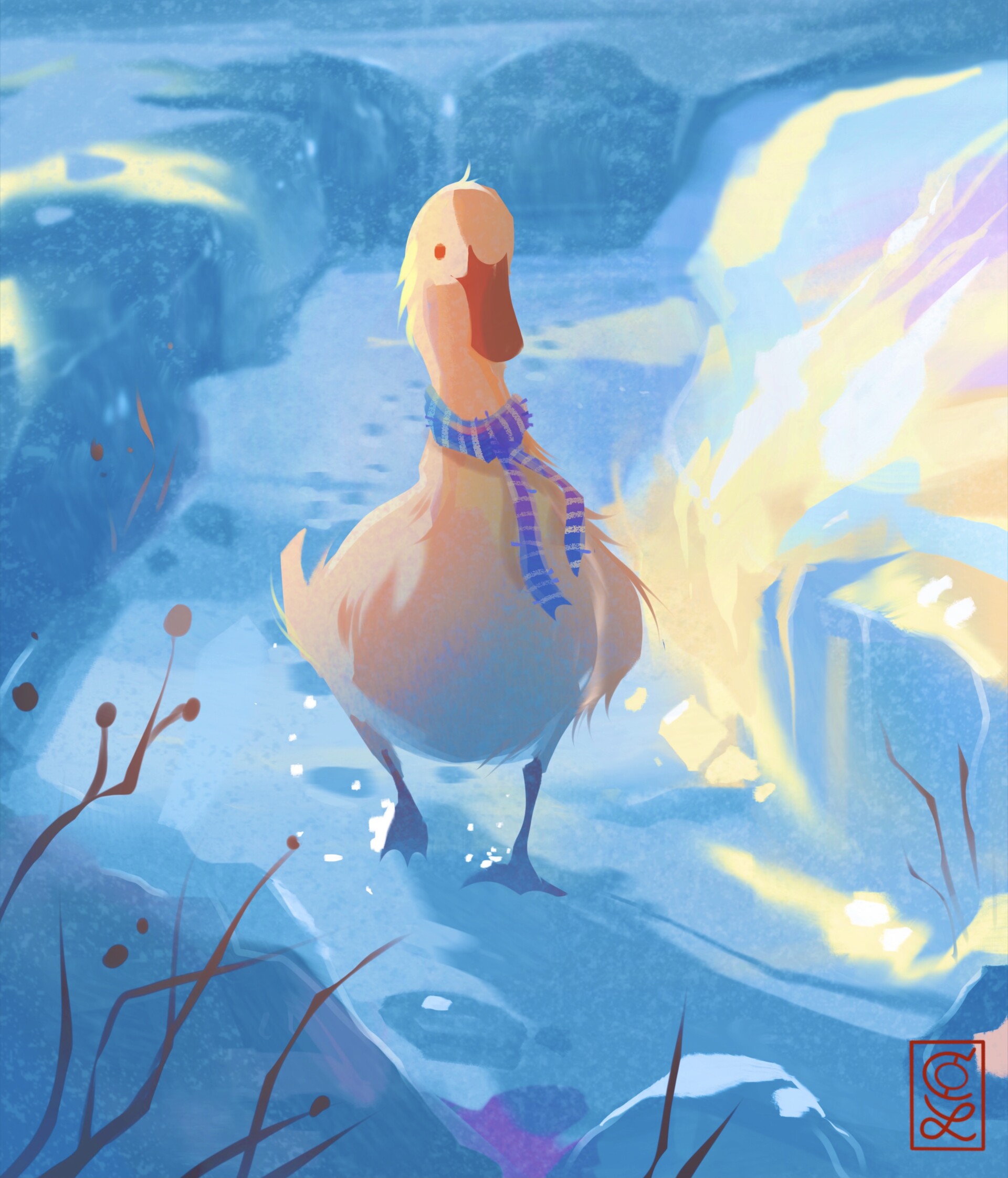 ArtStation - Snow Goose