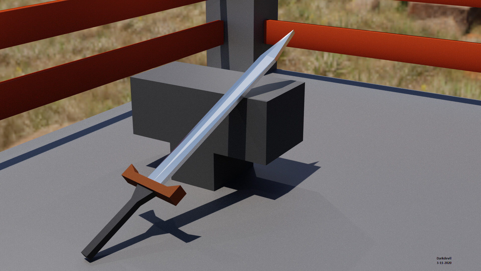 ArtStation - Sword Render