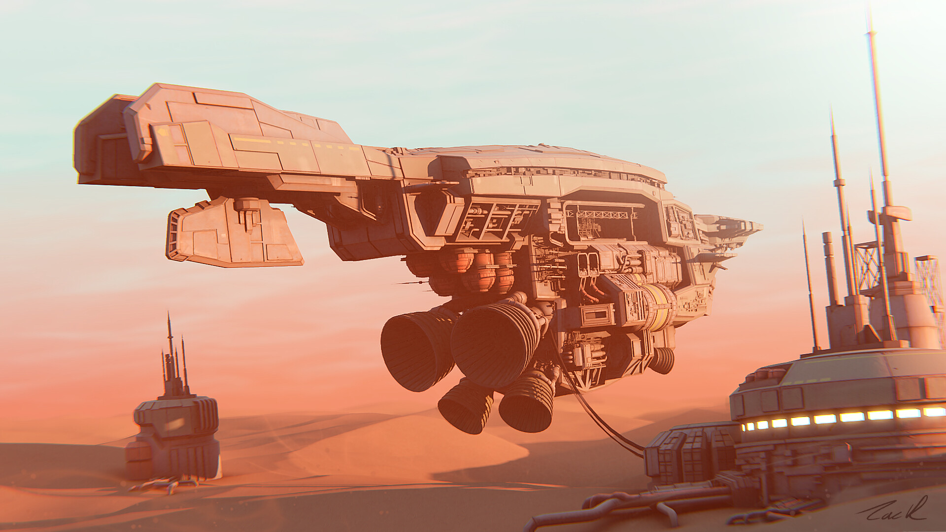 ArtStation - Refueling Tanker