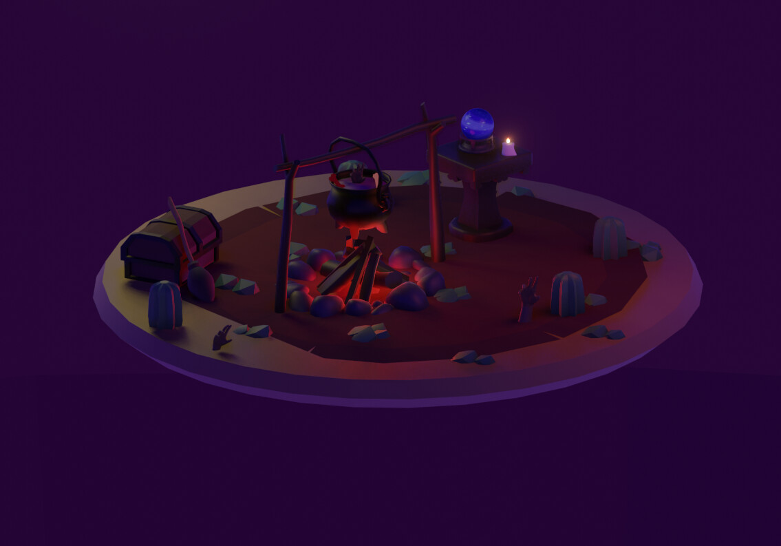 ArtStation - Where Is The Witch? 🌜🔮