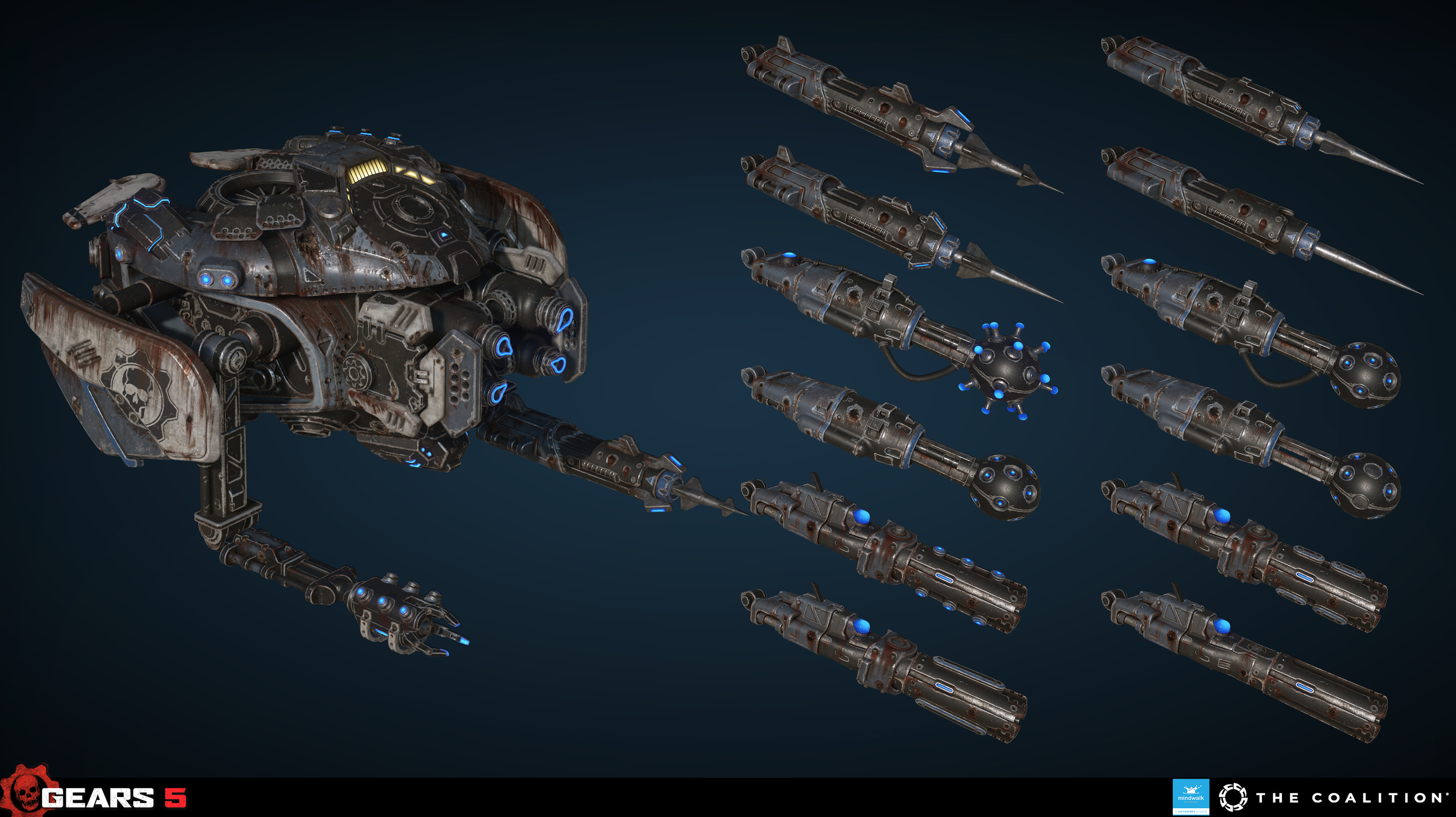 Mindwalk Studios, a Keywords Studio - Gears 5 - Weapons and Vehicles