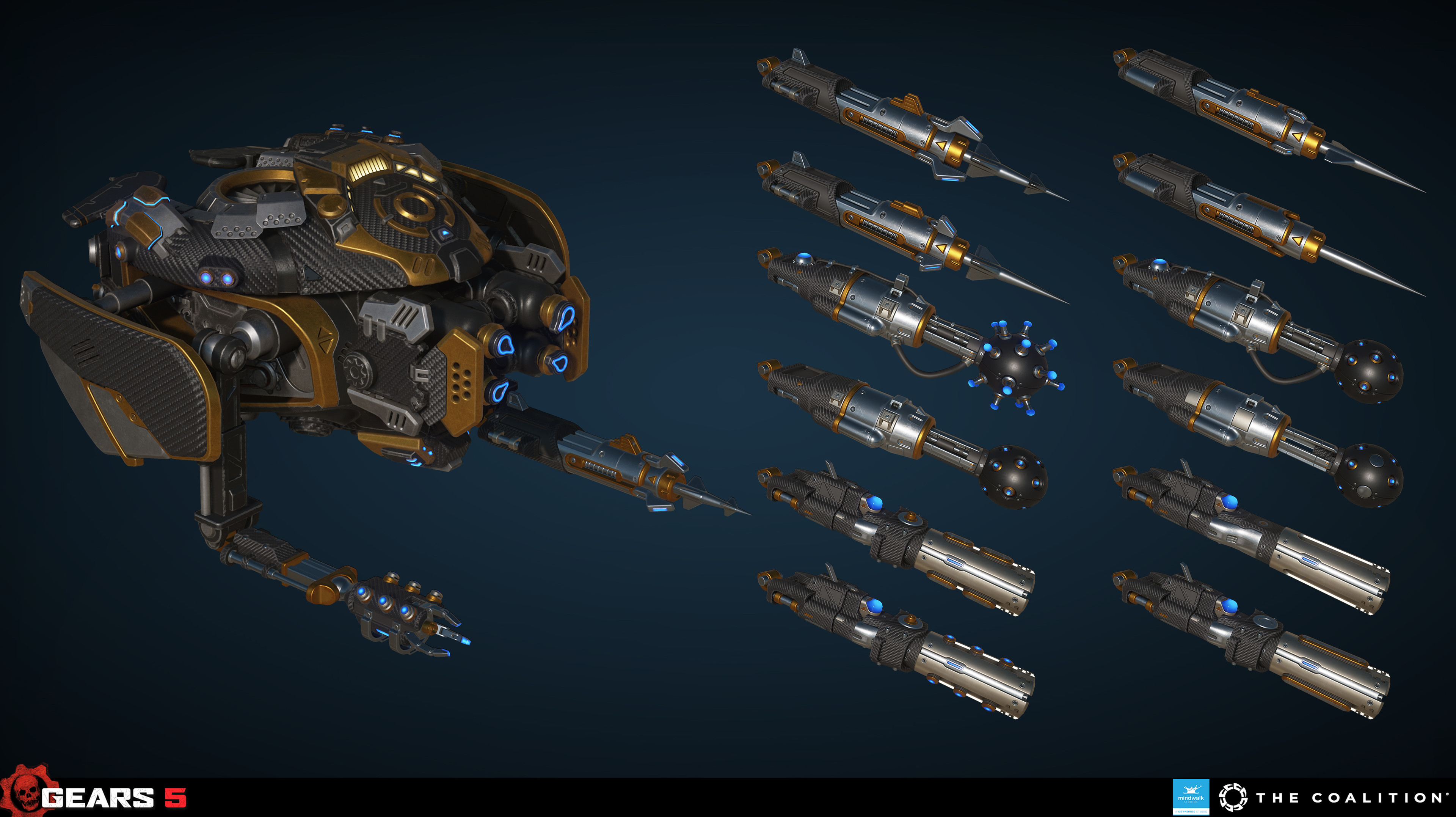 Mindwalk Studios, a Keywords Studio - Gears 5 - Weapons and Vehicles