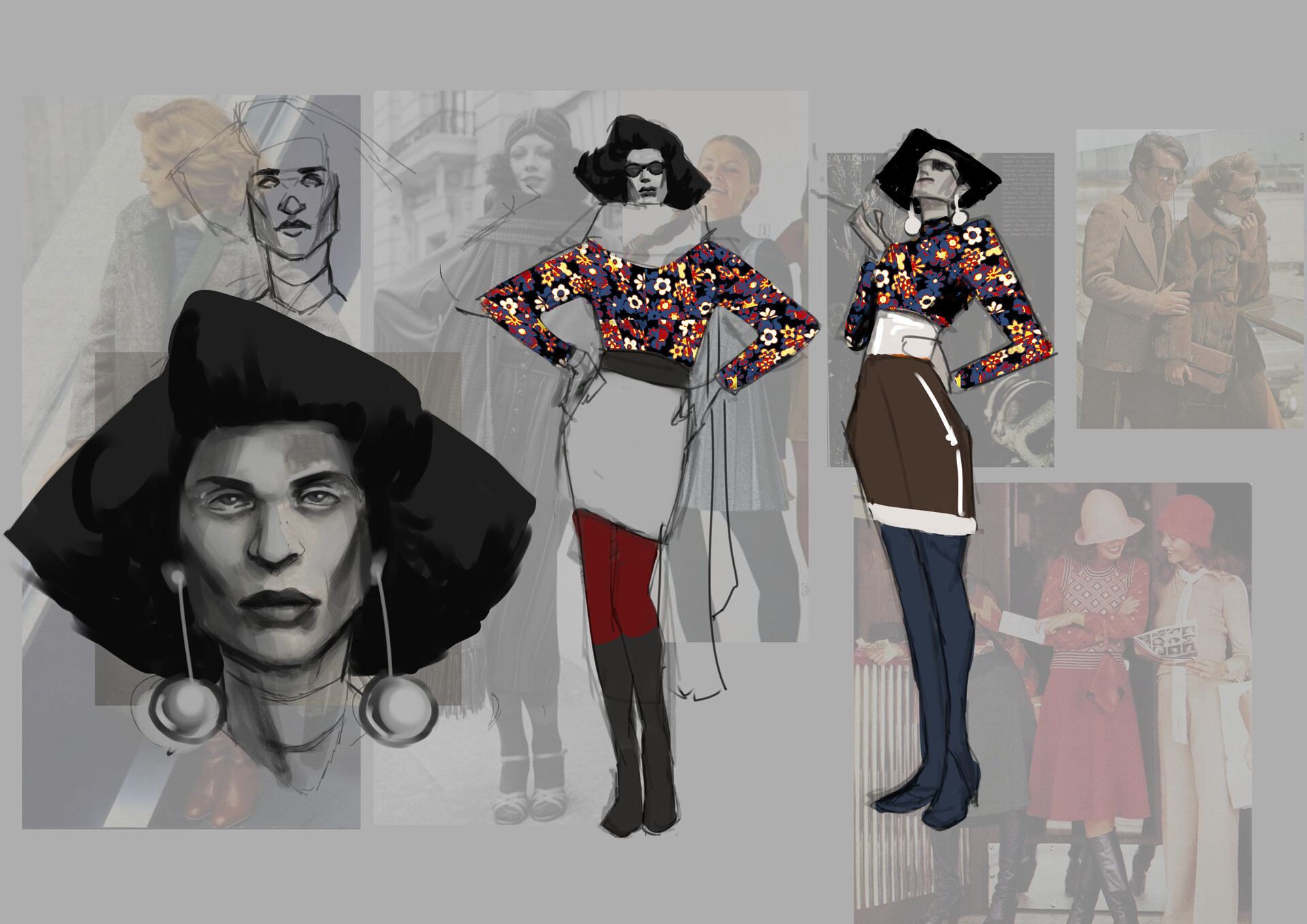 ArtStation - Tough Times - Sketches