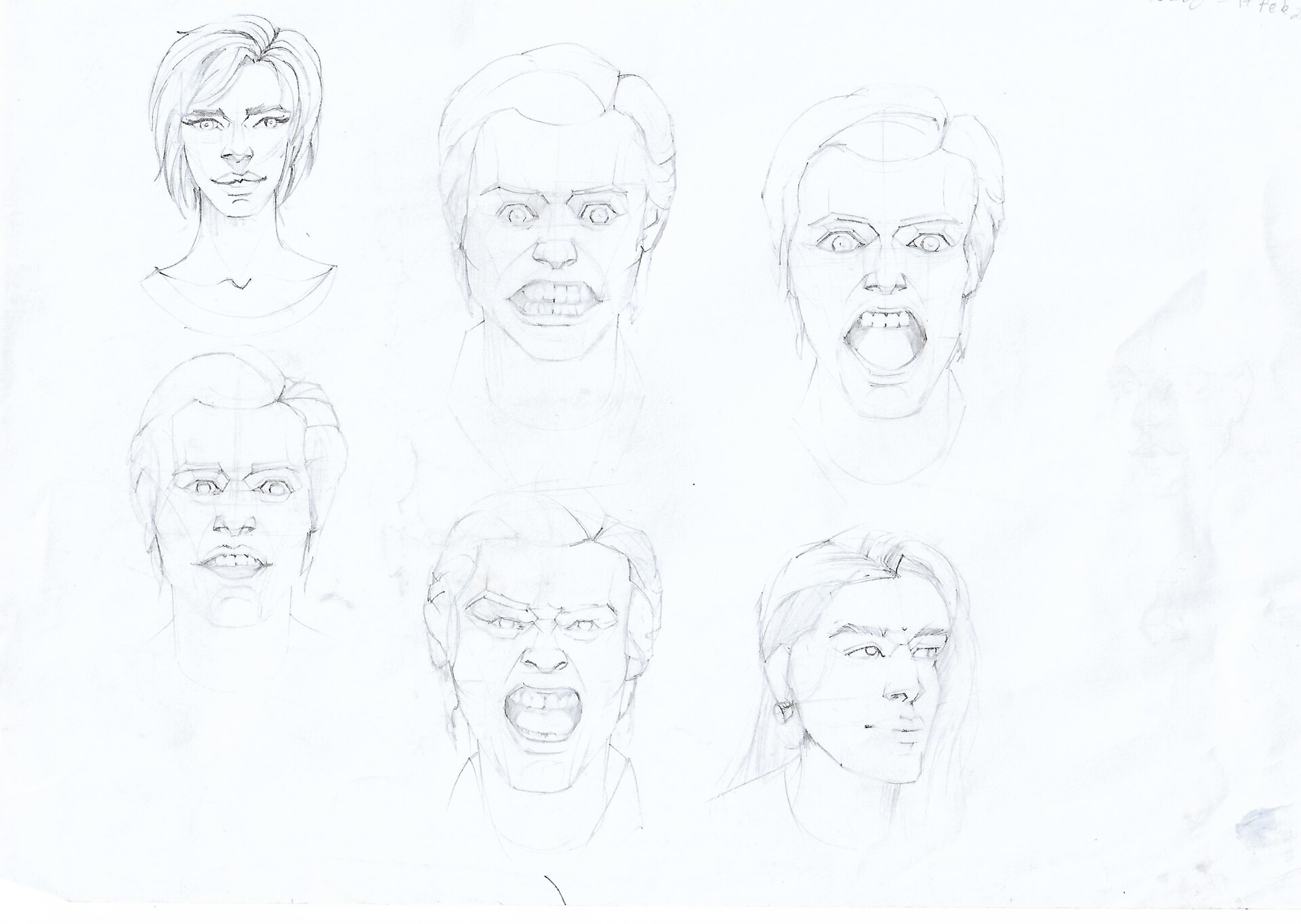 ArtStation - Human head expression