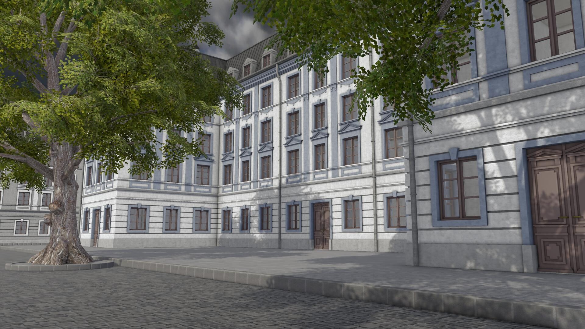 ArtStation - Modular Period Building, Munich, 1900