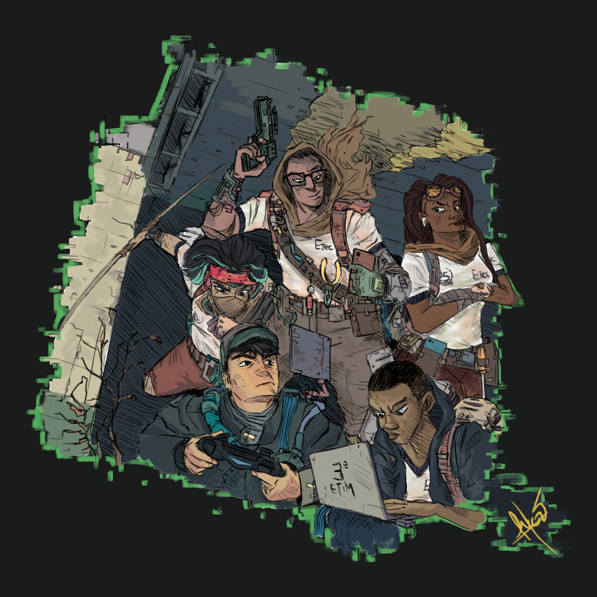 ArtStation - Art for the 3rd year in Computer Science.