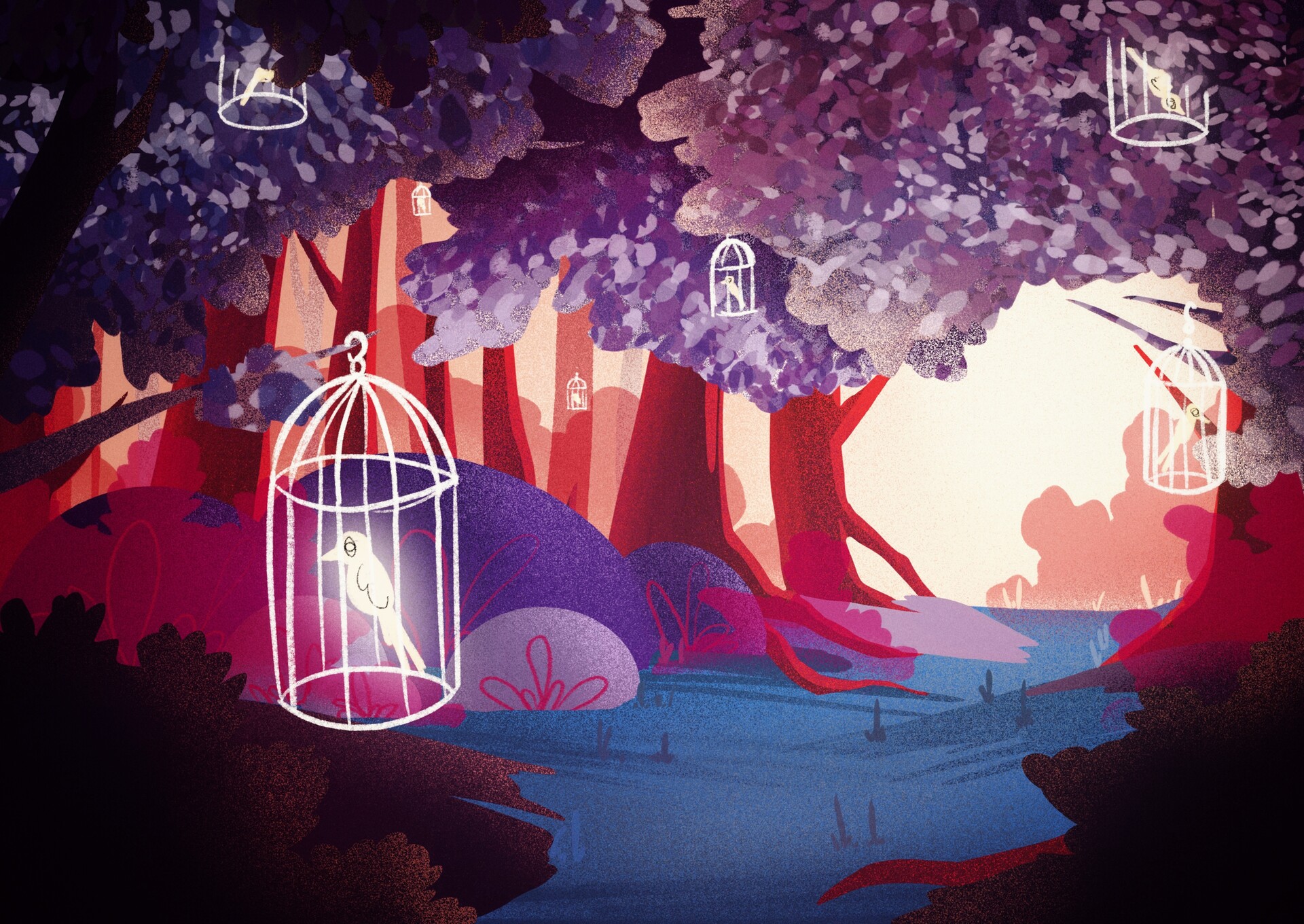 ArtStation - Illustration book cover - "Proses"