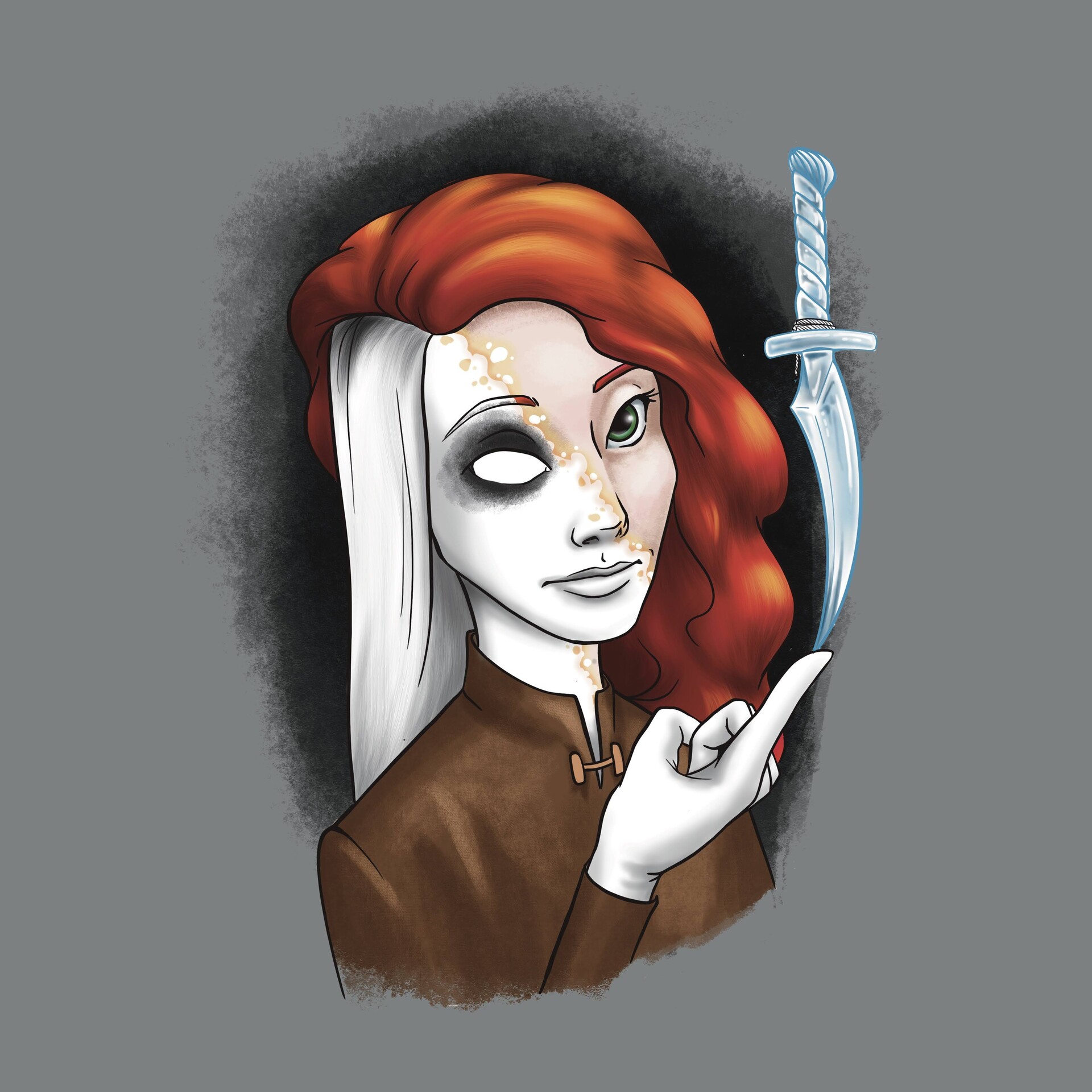 ArtStation - D&D Changeling portrait