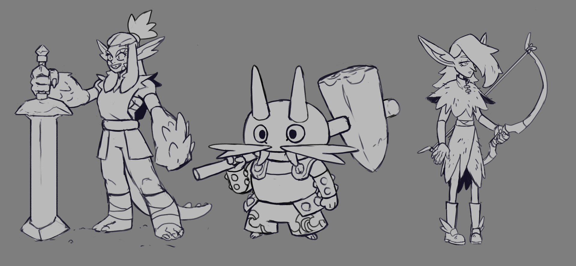 ArtStation - Cartoon Fantasy Characters