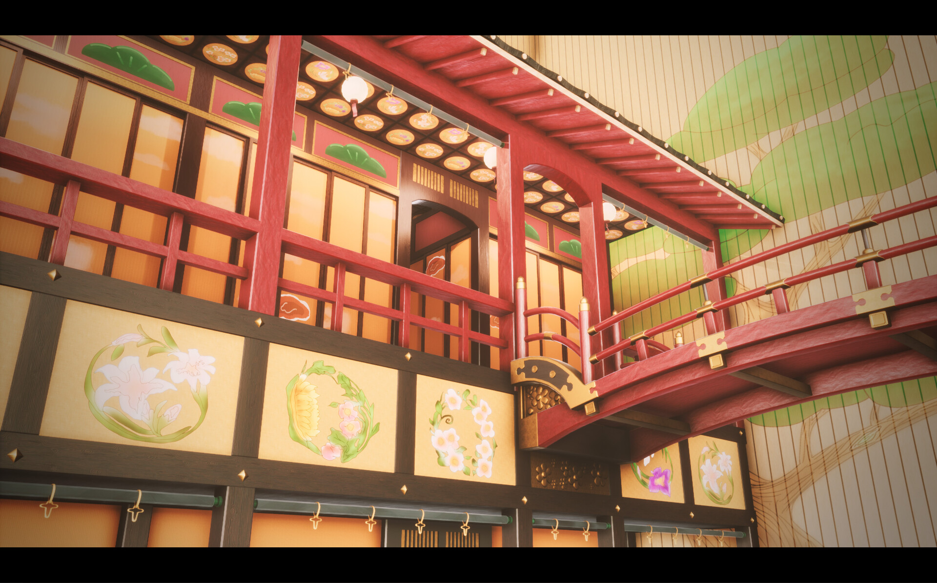 ArtStation - Realtime Spirited Away inspired scene