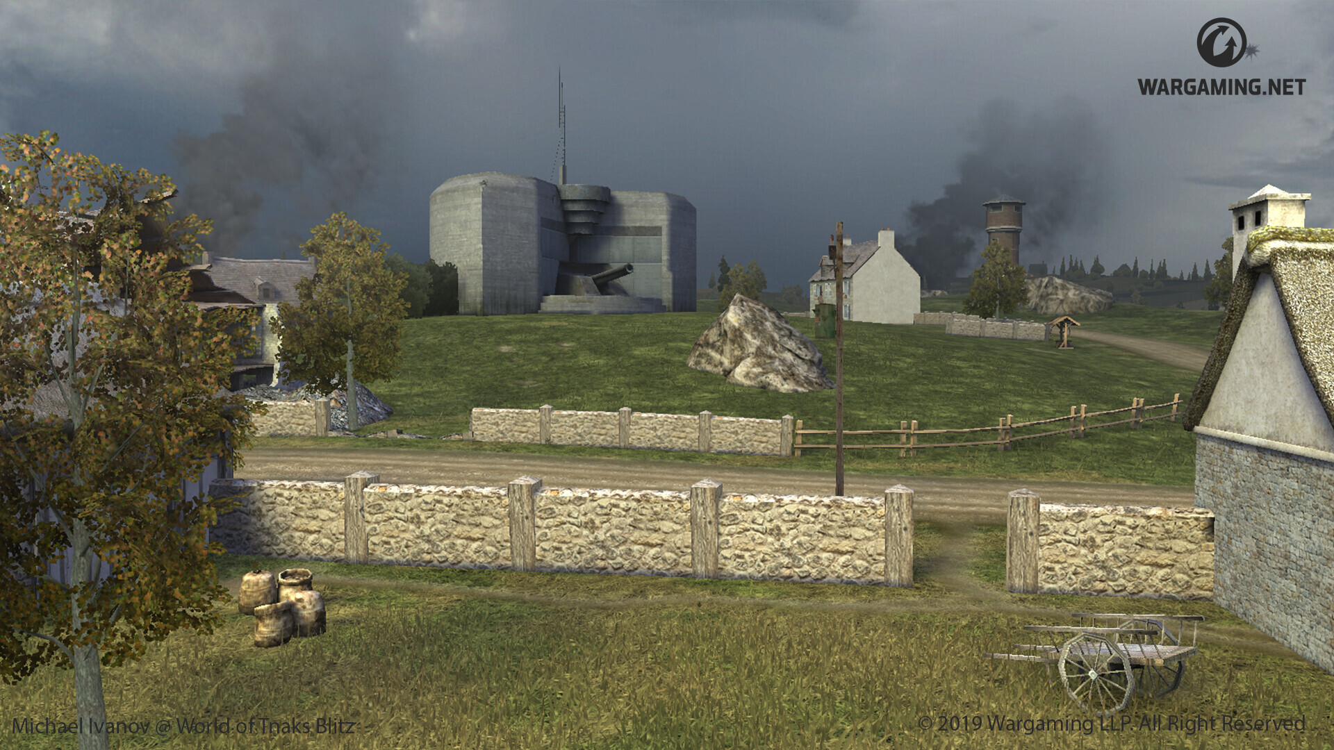 Wargaming Official - Normandy (World of Tanks Blitz Map)