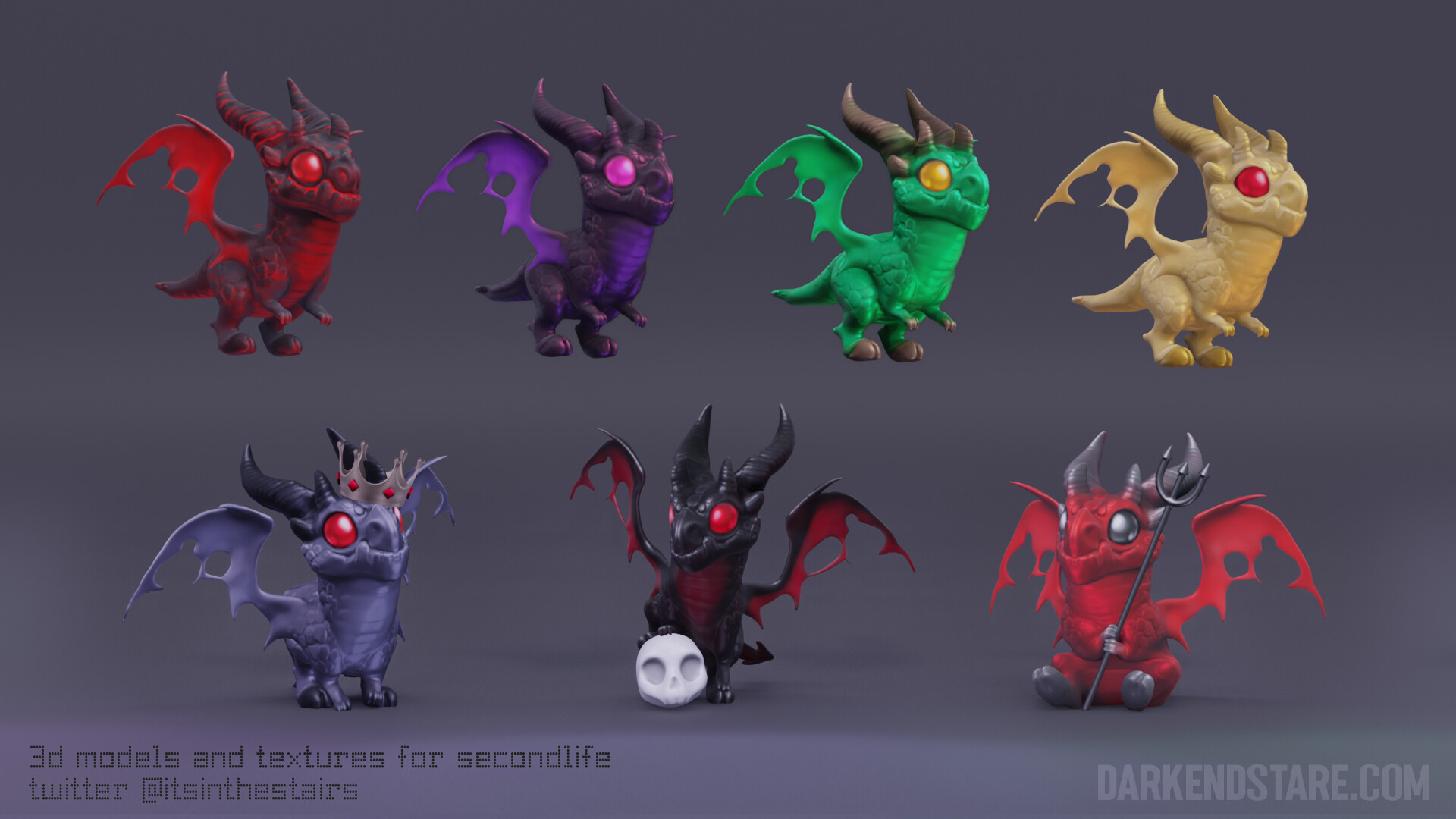 ArtStation - Diabolic Dragonlings