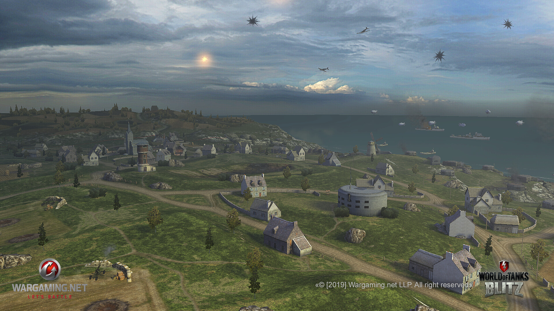 Wargaming Official - World of Tanks Blitz - Normandy Map