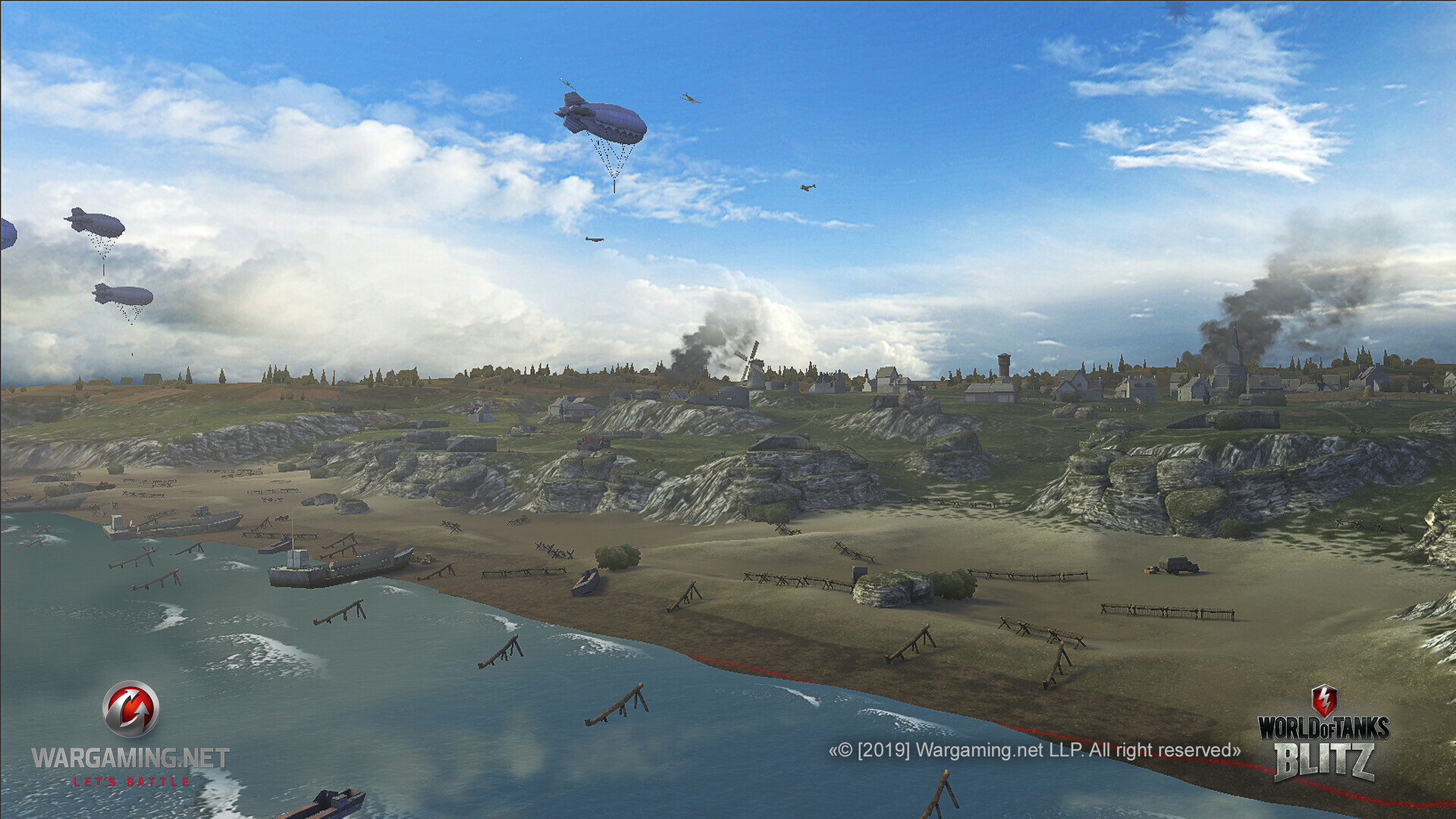 Wargaming Official - World of Tanks Blitz - Normandy Map