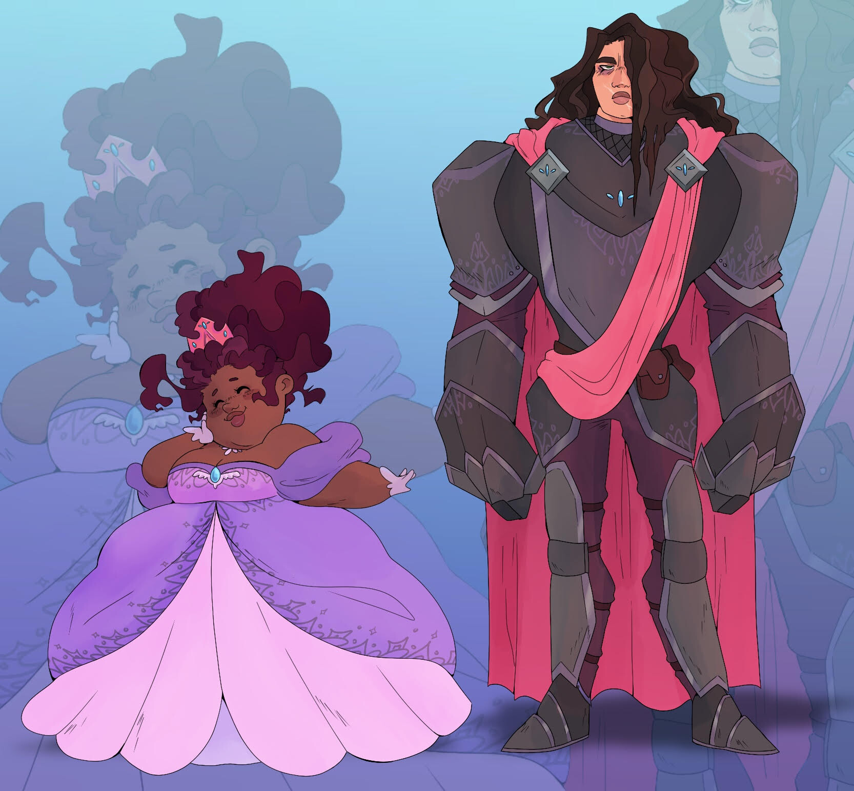 ArtStation - Character Design - Princess and the Knight