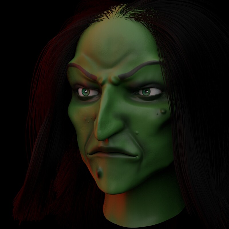 ArtStation - Wicked Witch Model