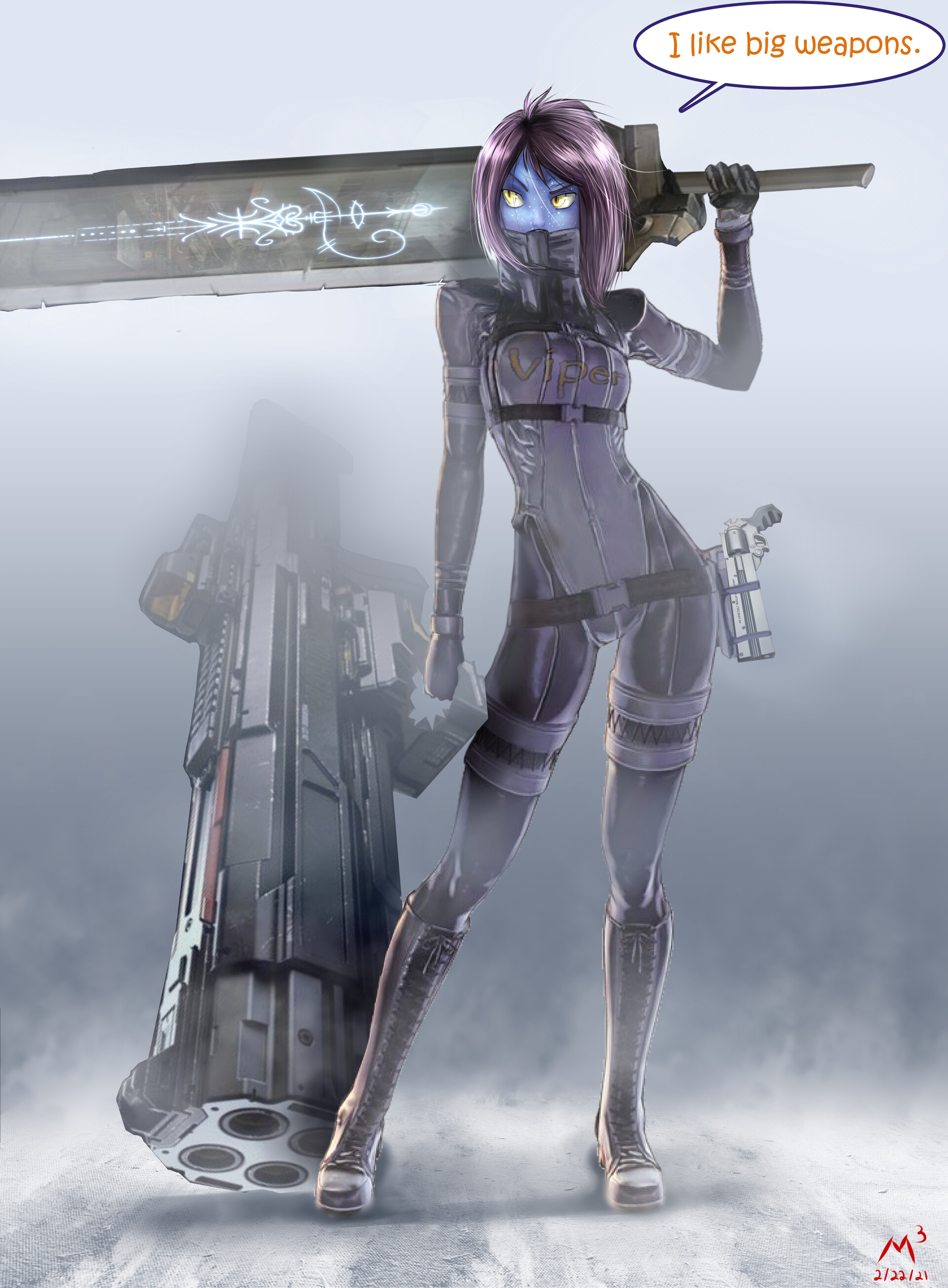 ArtStation - I like big weapons