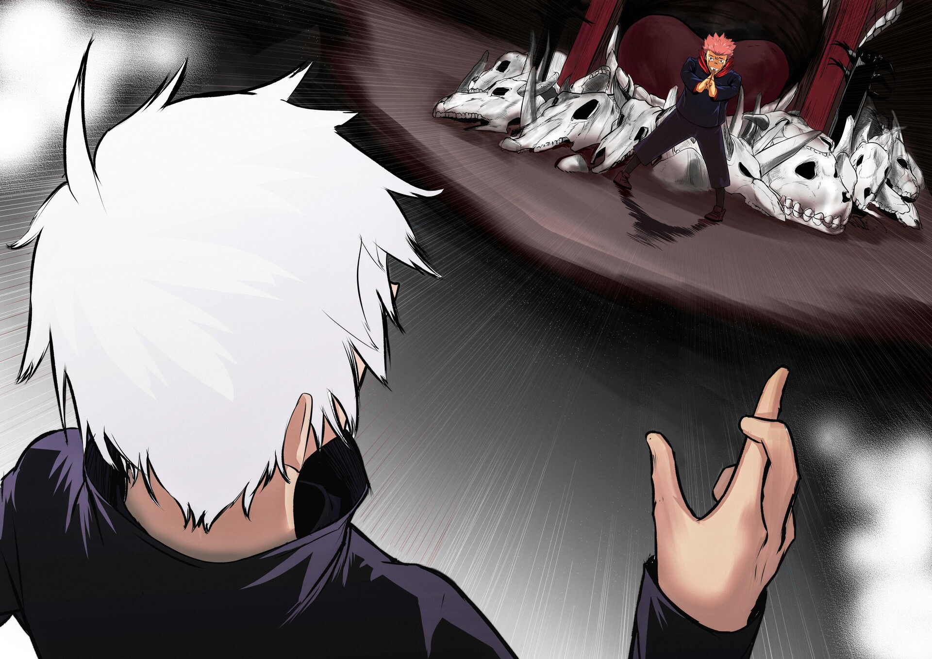 ArtStation - Unlimited Void X Malevolent Shrine