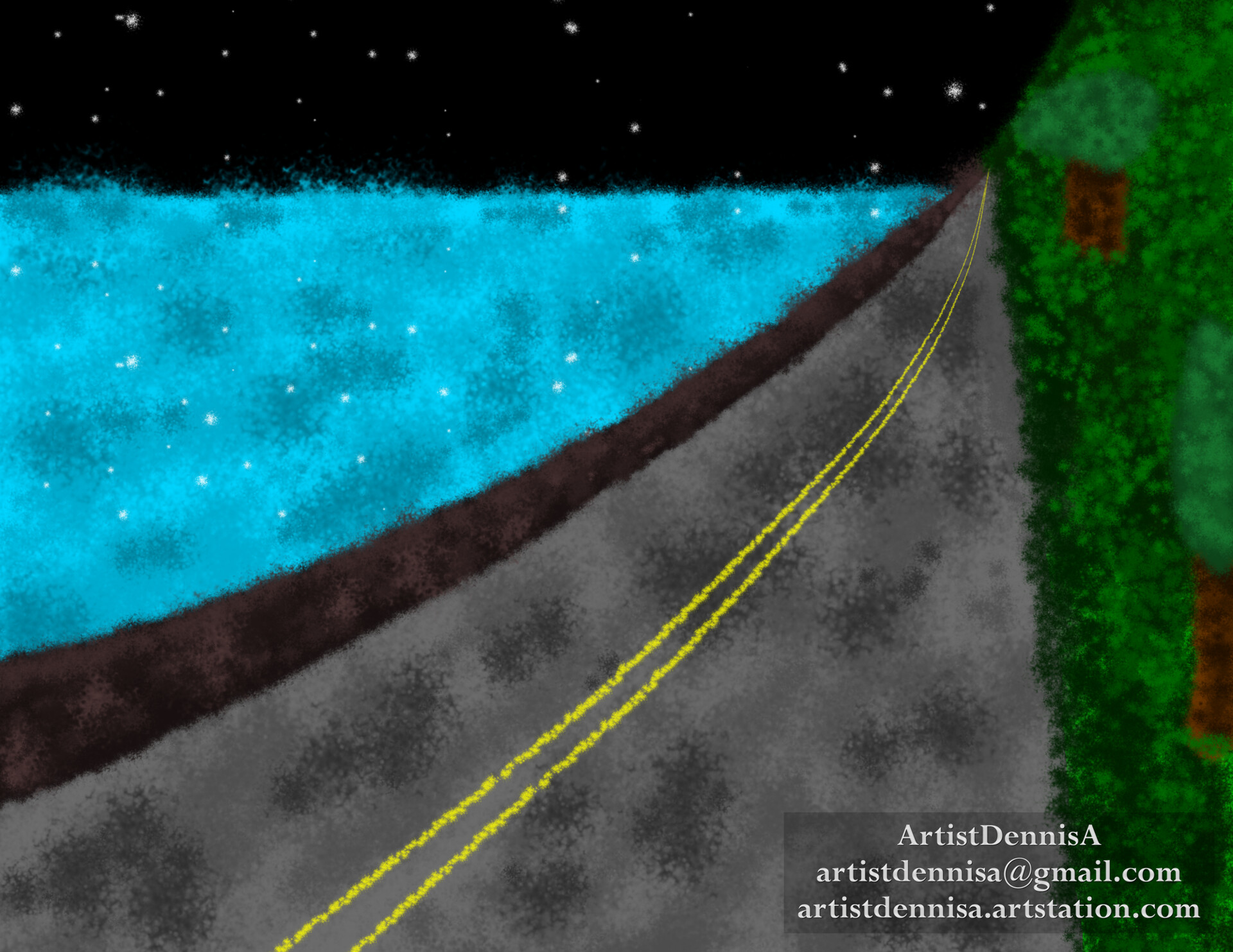 ArtStation - Illustration - Long Road