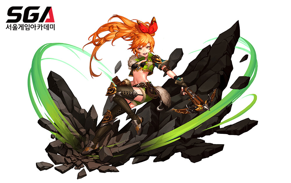 ArtStation - SGA_캐릭터 일러스트 학생작품