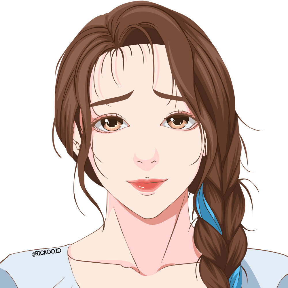 ArtStation - 2D FACE WOMAN