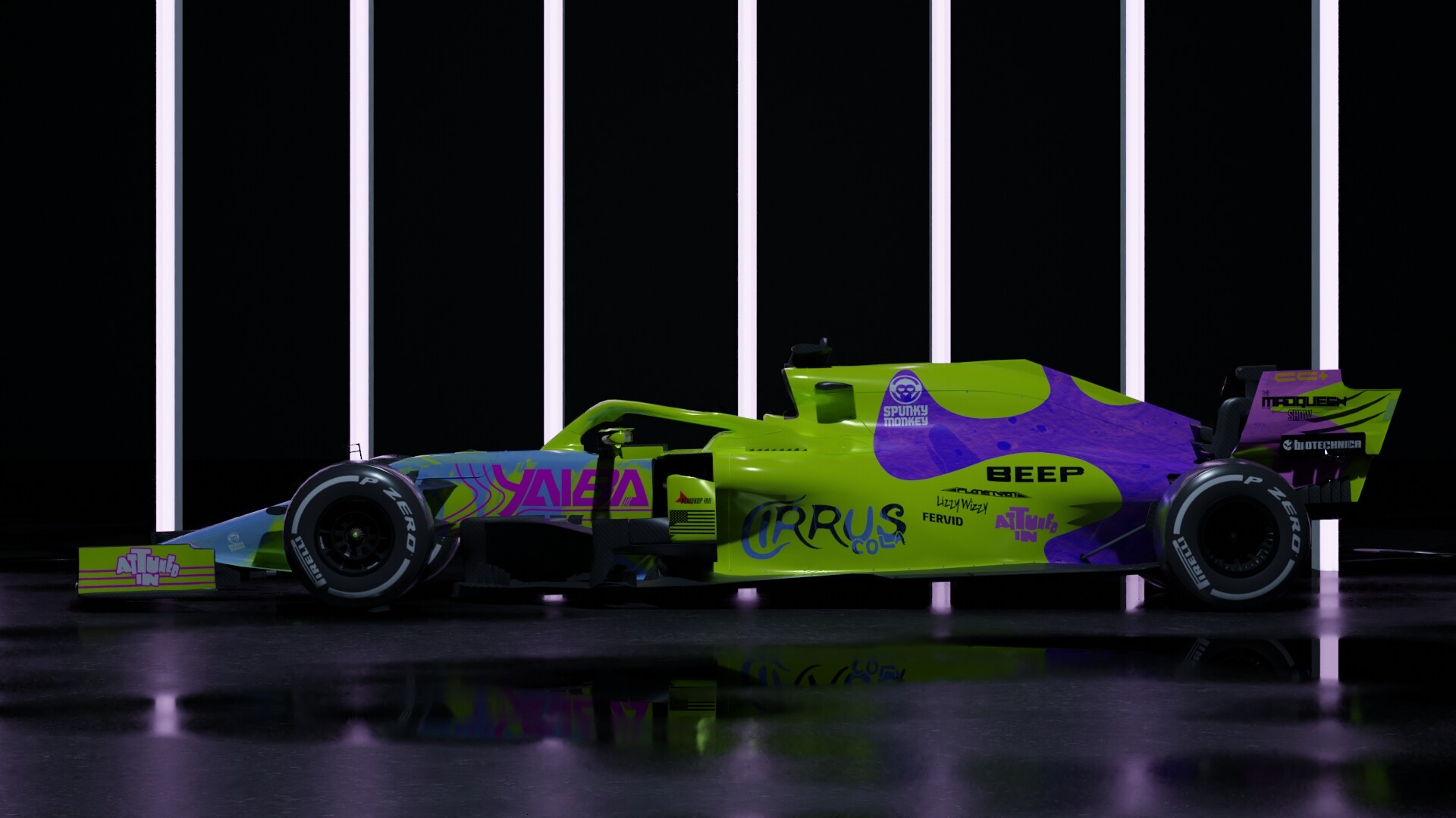 ArtStation - Cyberpunk 2077 Cirrus Cola Racing F1