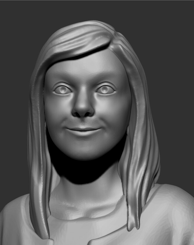 ArtStation - Likeness study I 3D printable figure commission 2