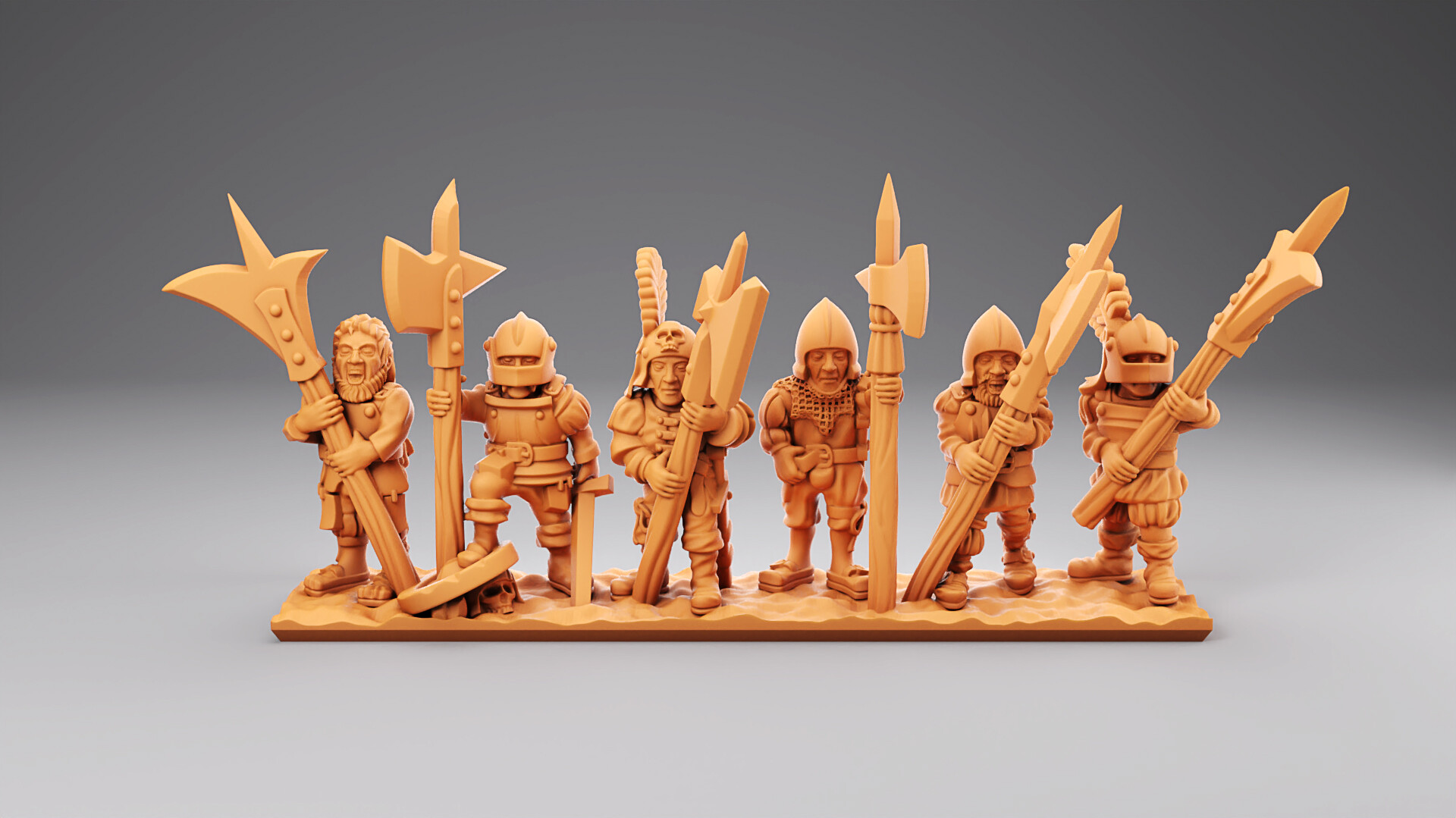 ArtStation - Halberdiers of the empire