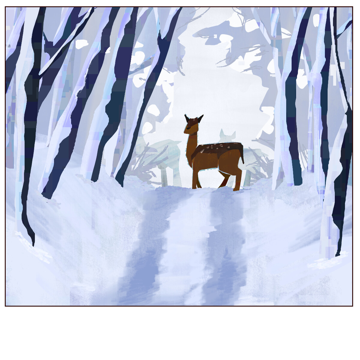 ArtStation - Snowy Forest