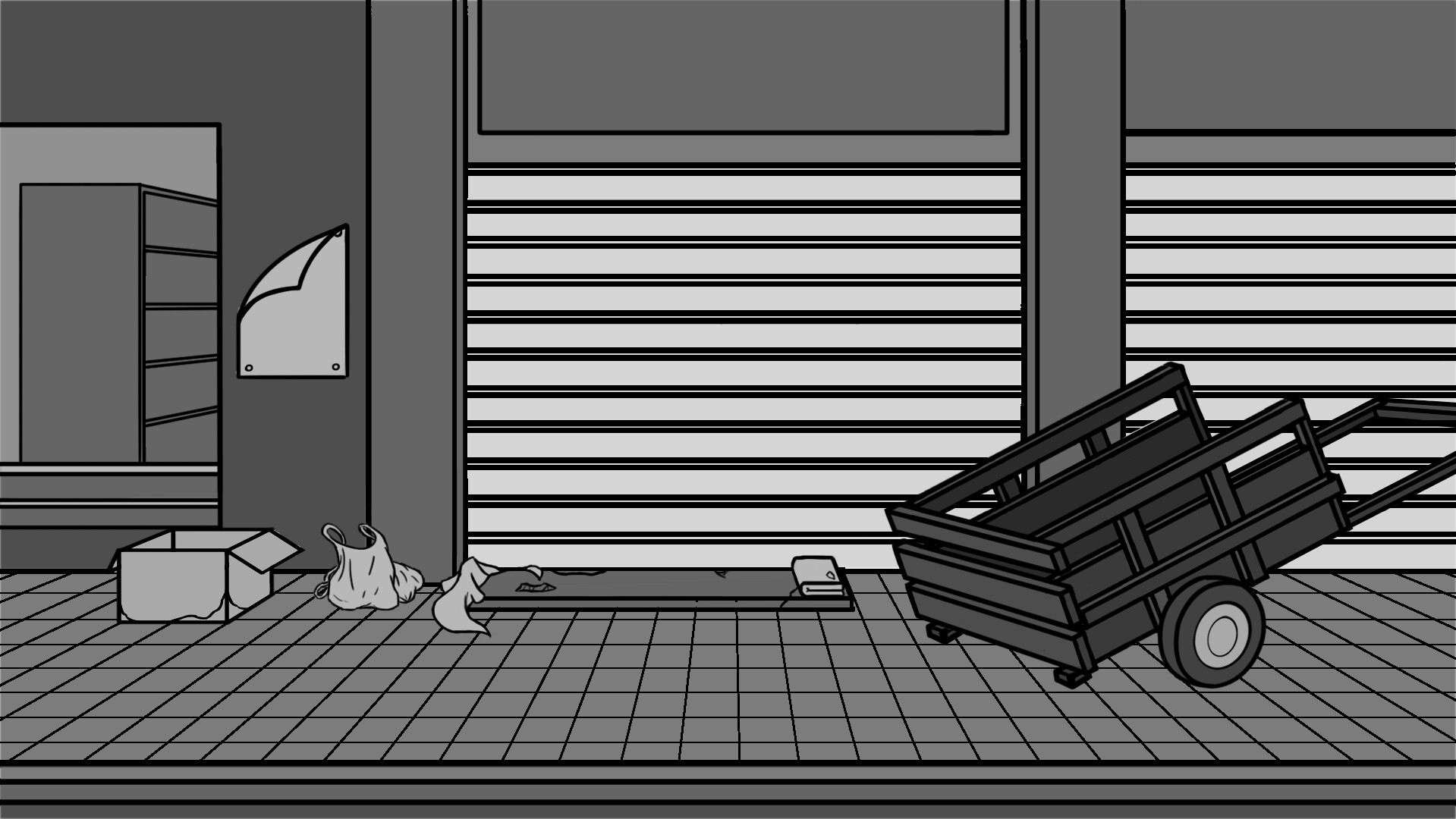 ArtStation - Scenes of homeless game