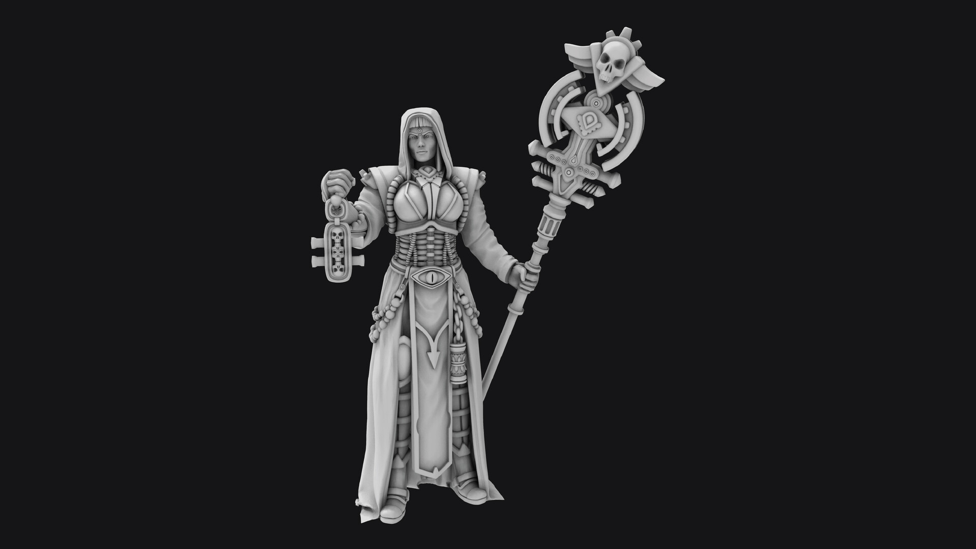 ArtStation - GR017 • Female Inquisitor – Adrastia Zealius • Warhammer 40k