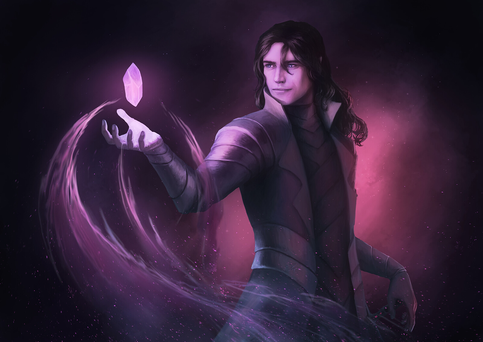 ArtStation - Half Elf Wizard