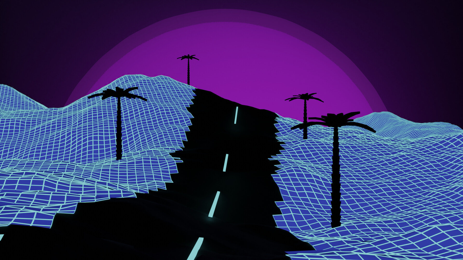 ArtStation - Retro Landscape