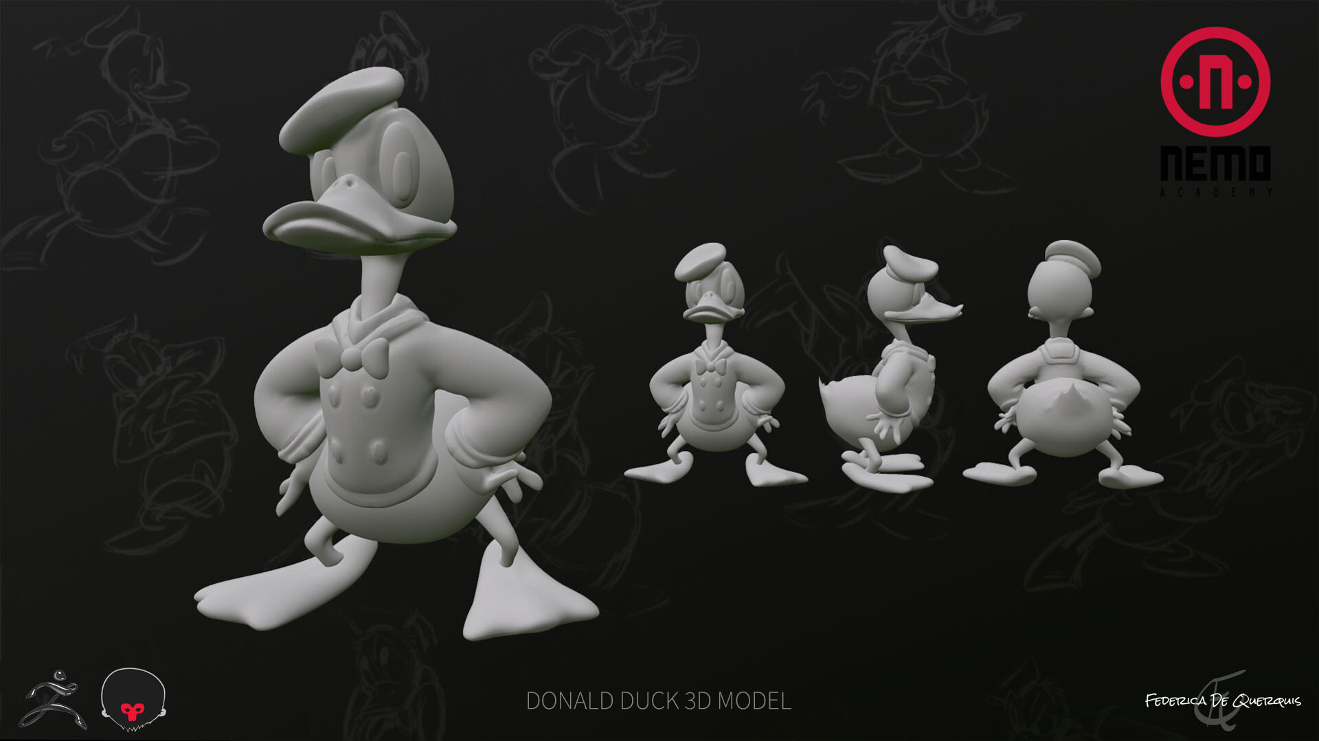 ArtStation - Donald Duck 3D model